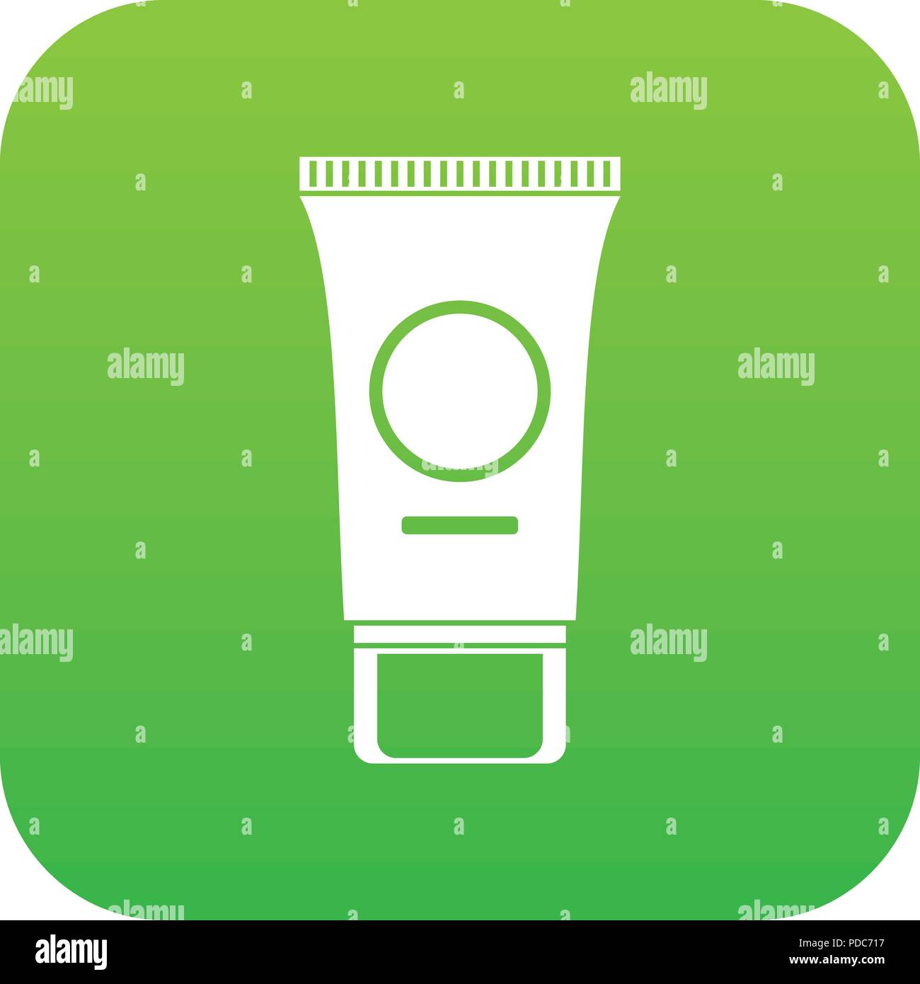Cosmetic cream tube icon digital green Stock Vector Image & Art - Alamy