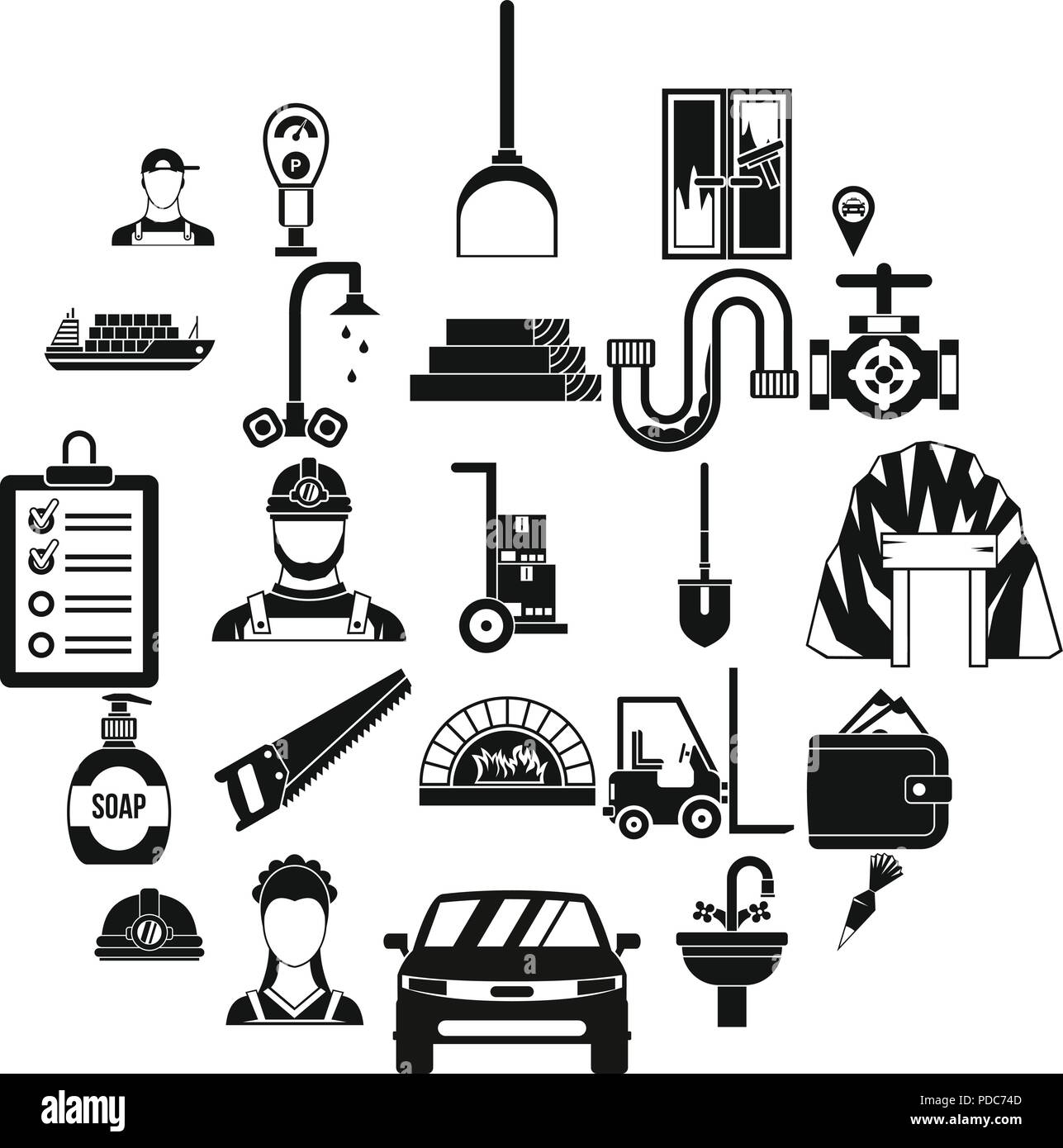 Office drudgery Stock Vector Images - Alamy