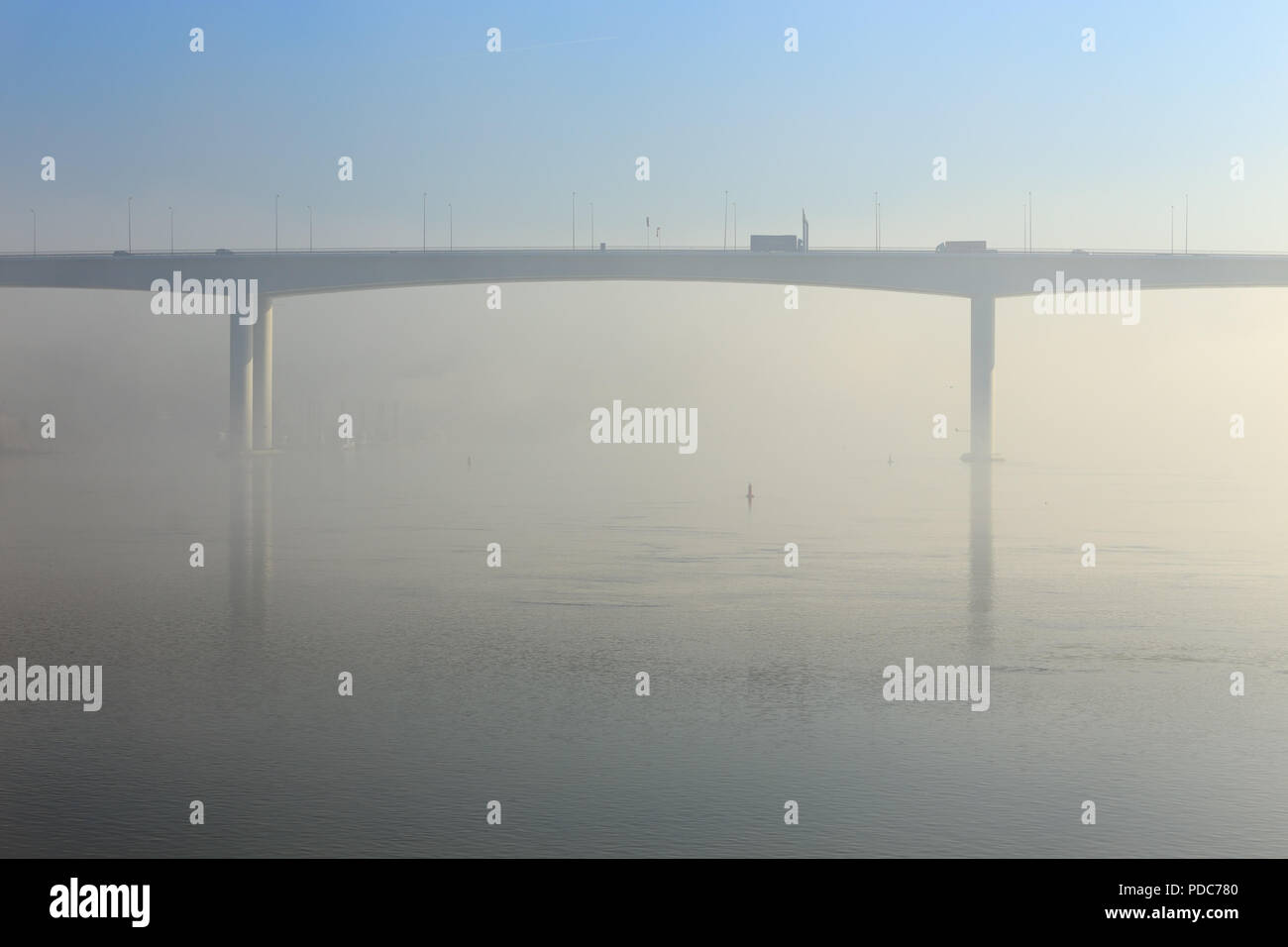 Beautiful Douro river and one of his bridges, Ponte do Freixo, in the ...