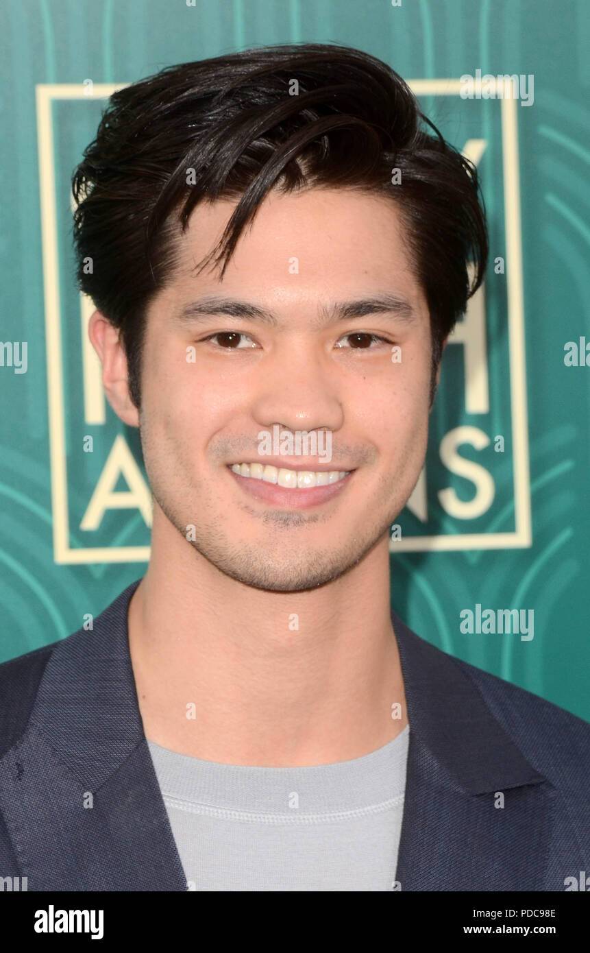 Hollywood, Ca. 7th Aug, 2018. Ross Butler at the premiere of Crazy Rich ...