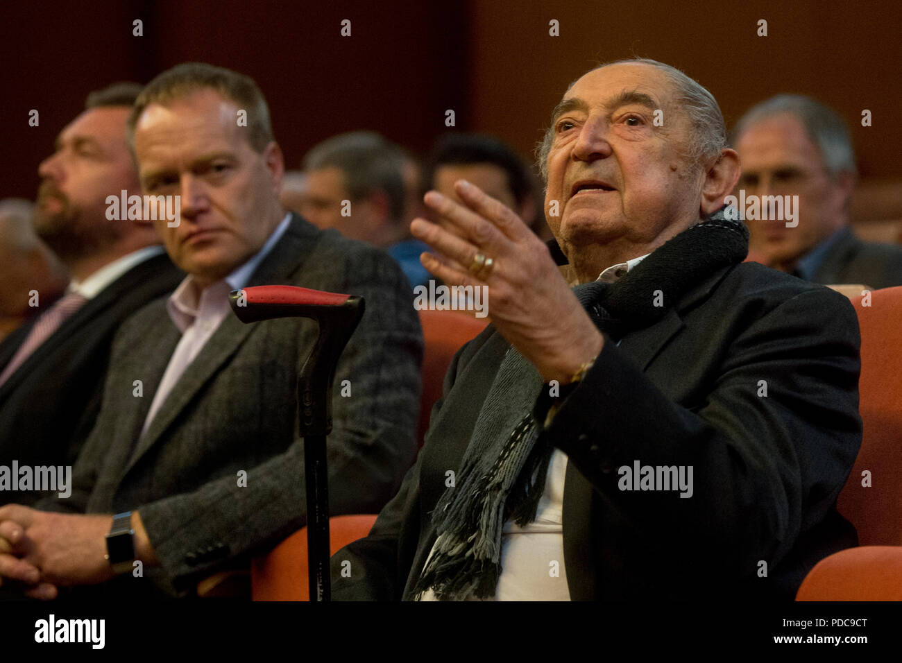 ***FILE PHOTO*** Czech architect Stanislav Hubicka (right), co-author ...
