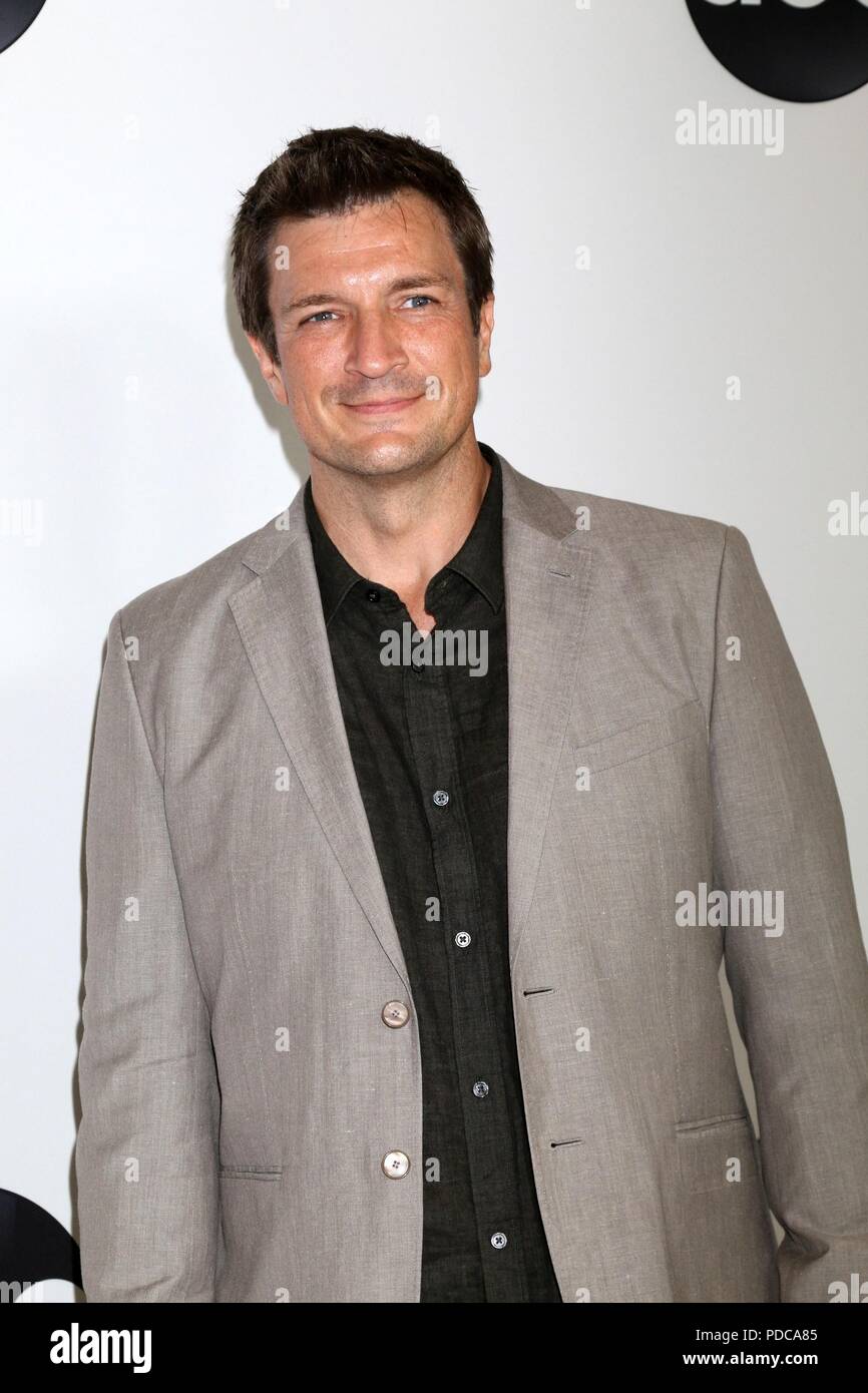 Beverly Hills, CA. 7th Aug, 2018. Nathan Fillion at arrivals for Disney ...
