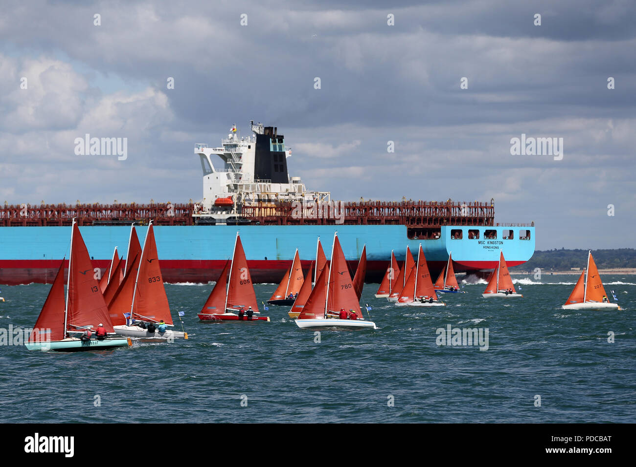 Cowes, Isle of Wight. 8th August, 2018. general scenes during the Lendy ...