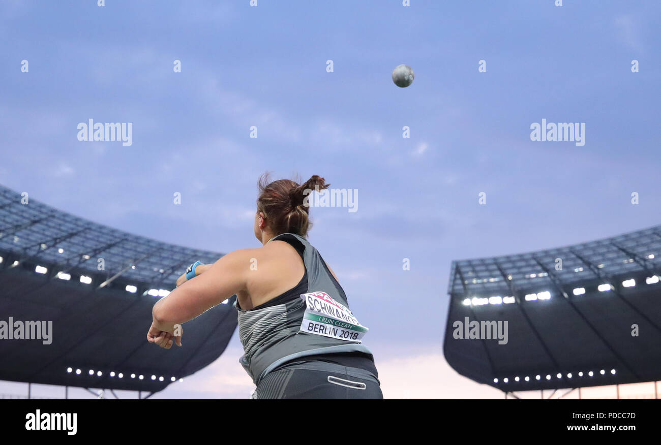 Berlin, Germany. 08th Aug, 2018. Athletics, European Championships in ...