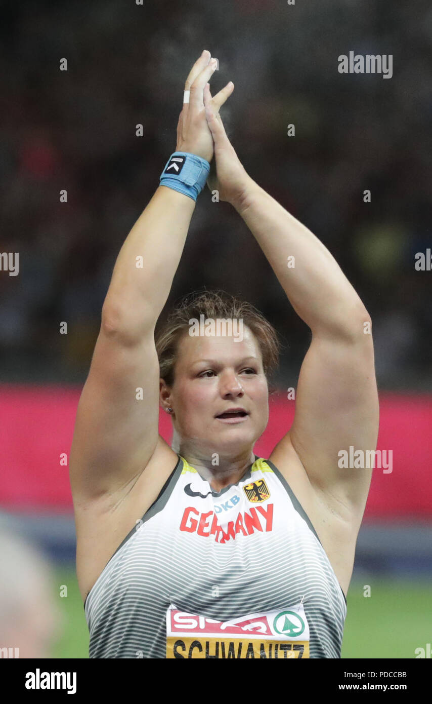 Berlin, Germany. 08th Aug, 2018. Athletics, European Championships in ...