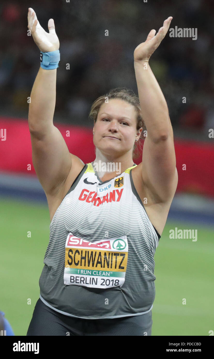 Berlin, Germany. 08th Aug, 2018. Athletics, European Championships in ...