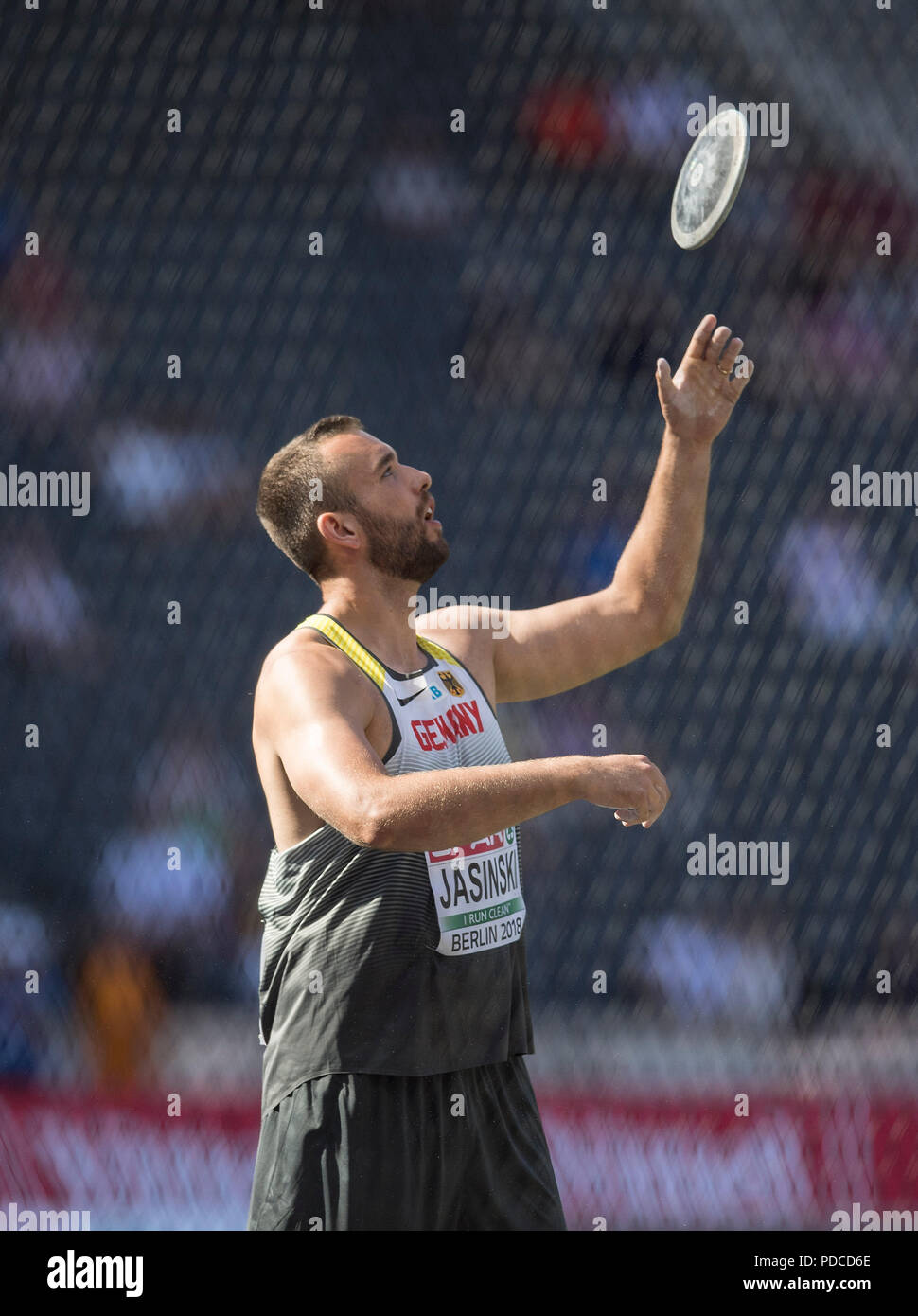 Berlin, Deutschland. 07th Aug, 2018. Daniel JASINSKI, Germany, action ...