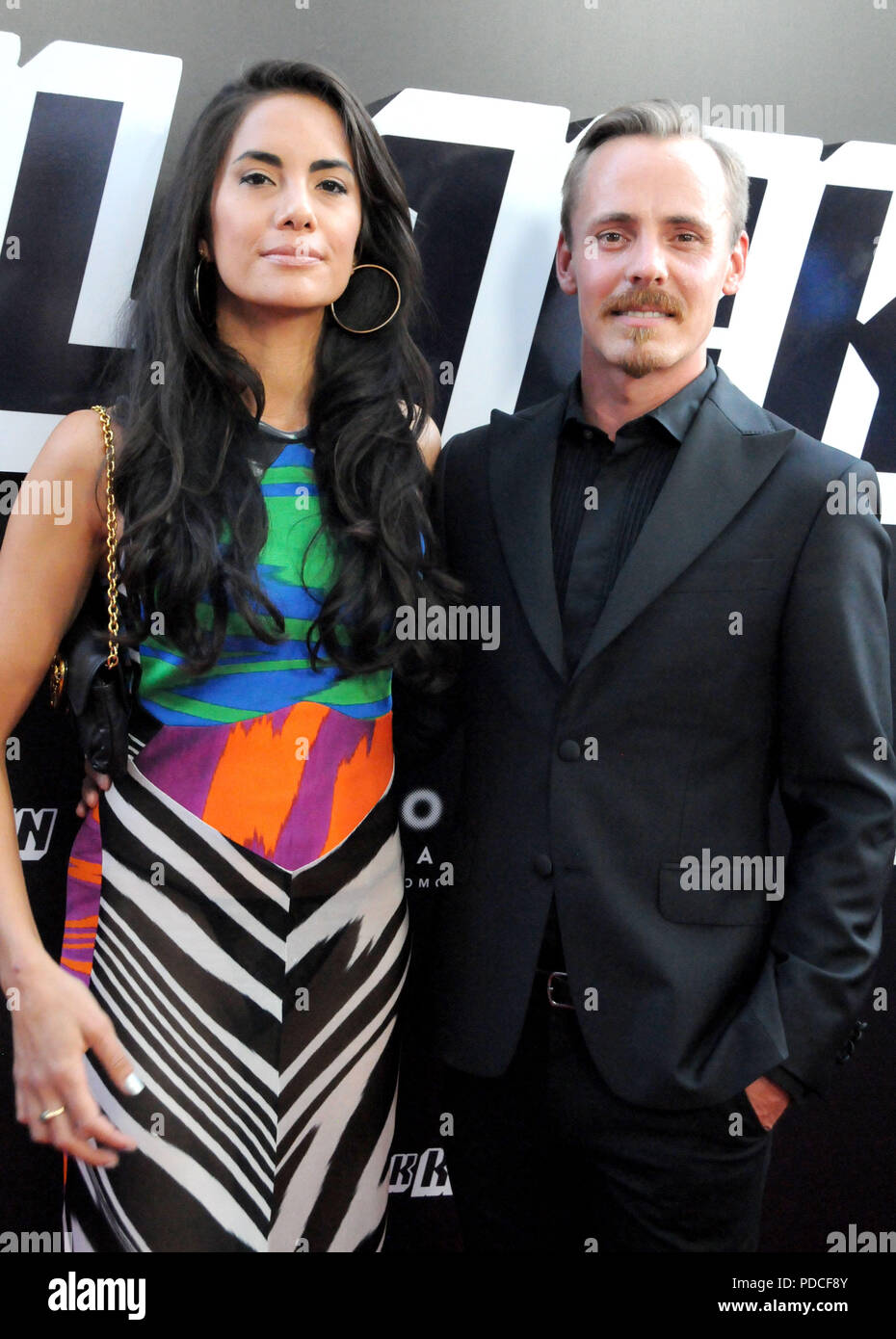 BEVERLY HILLS, CA - AUGUST 8: (L-R) Alexandra Escat and Actor Jasper ...
