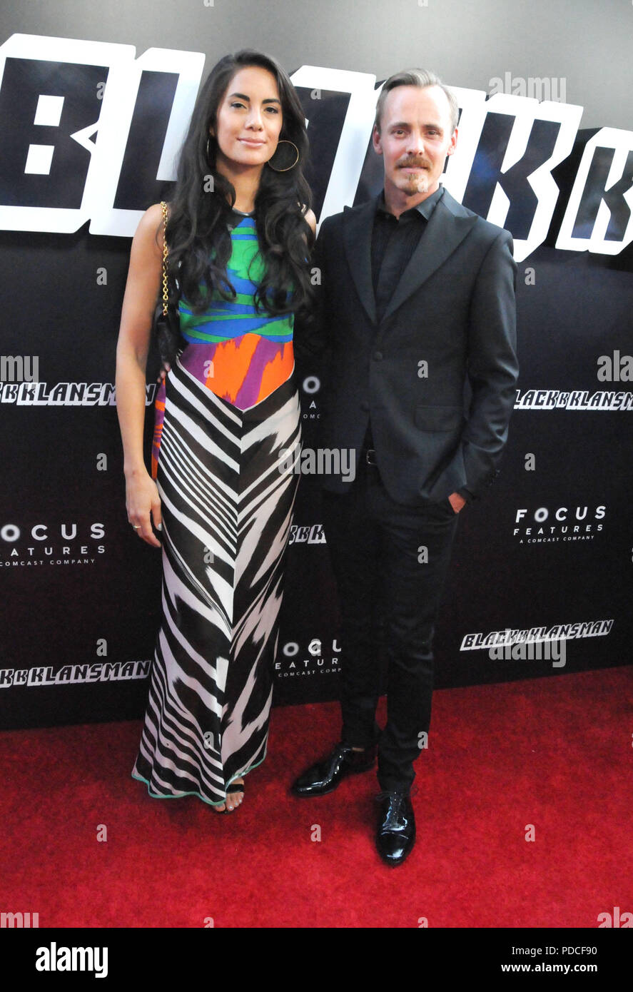 BEVERLY HILLS, CA - AUGUST 8: (L-R) Alexandra Escat and Actor Jasper ...