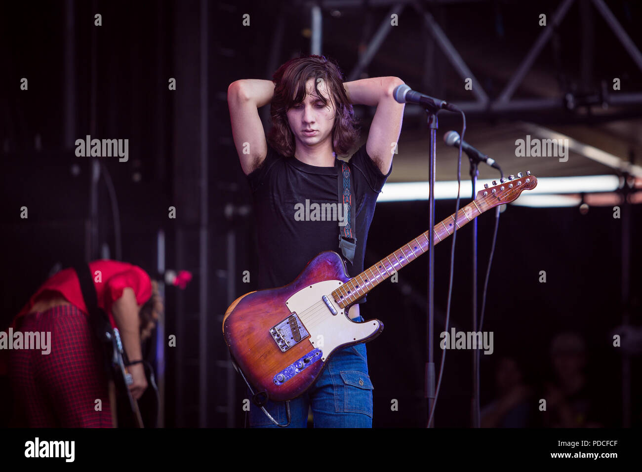 Norway, Oslo - August 8, 2018. The American rock band The Lemon Twigs ...