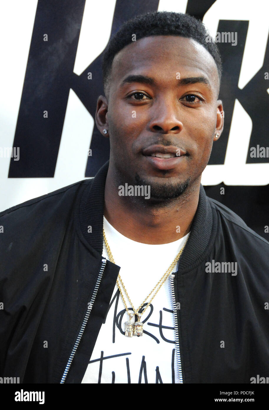 BEVERLY HILLS, CA - AUGUST 8: Football wide receiver Andrew Hawkins ...