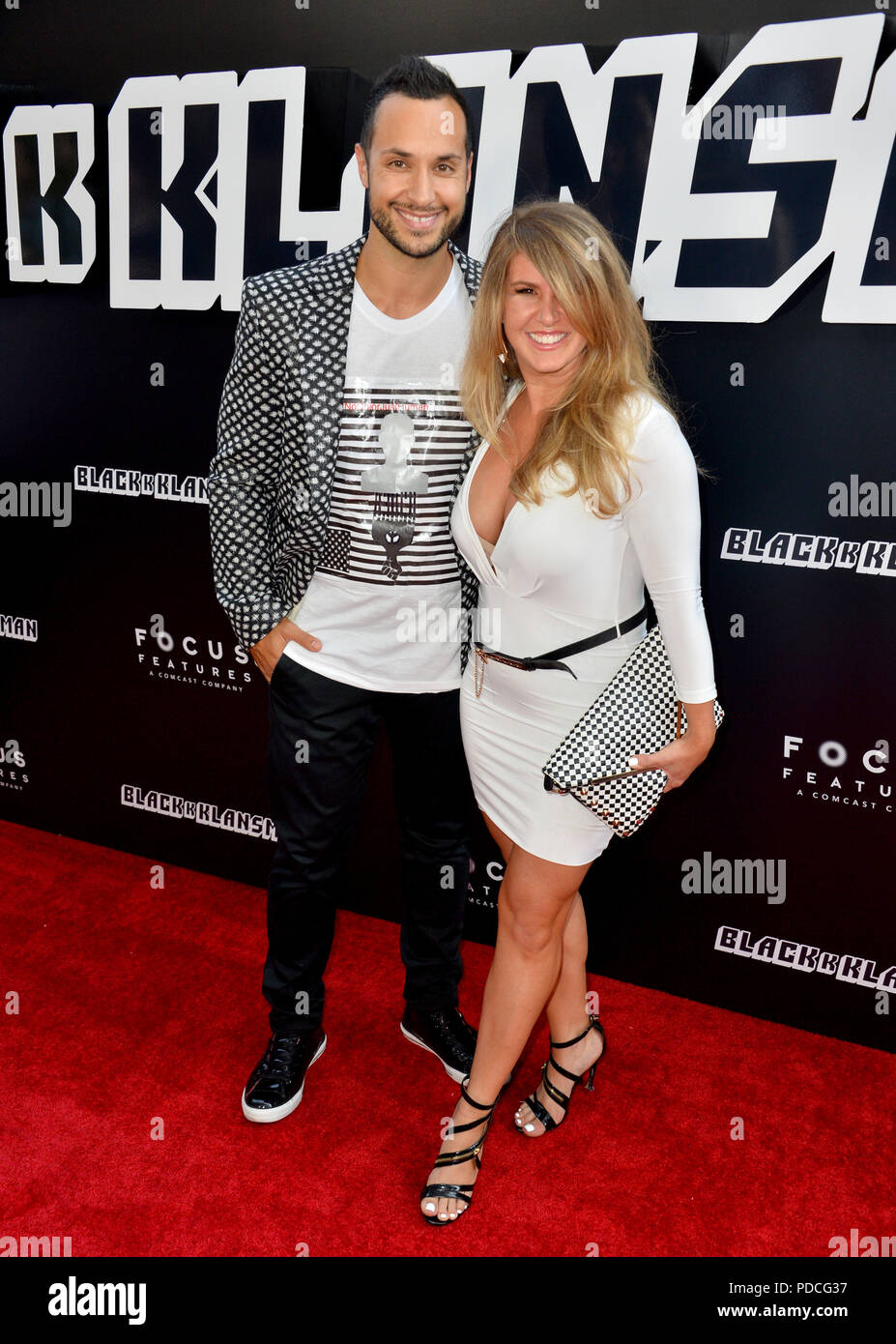 LOS ANGELES, CA. August 08, 2018: Jaylen Moore & Britt Logan at the Los ...