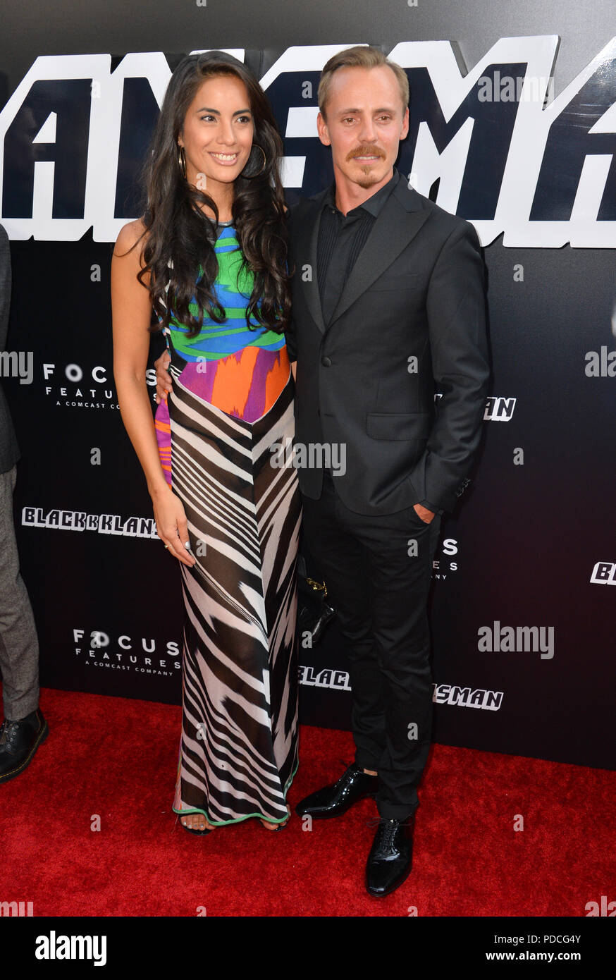 LOS ANGELES, CA. August 08, 2018: Jasper Paakkonen & Alexandra Escat at ...