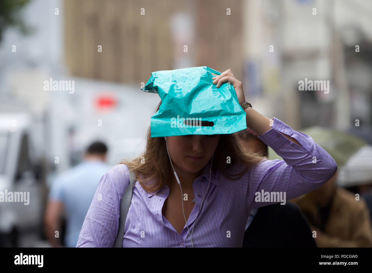 Wet parcel hi-res stock photography and images - Alamy