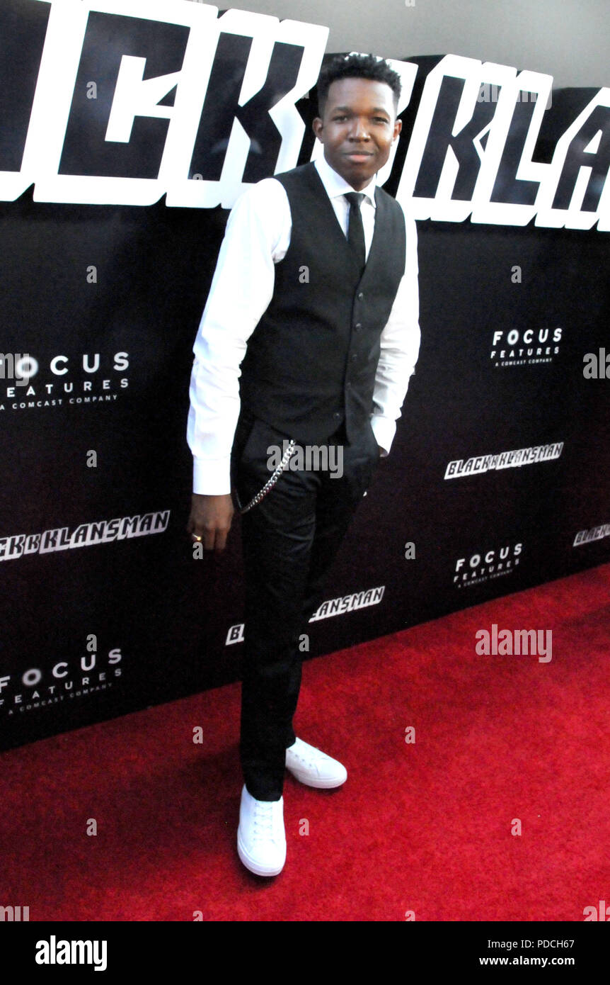 BEVERLY HILLS, CA - AUGUST 8: Actor Denzel Whitaker attends the Los ...