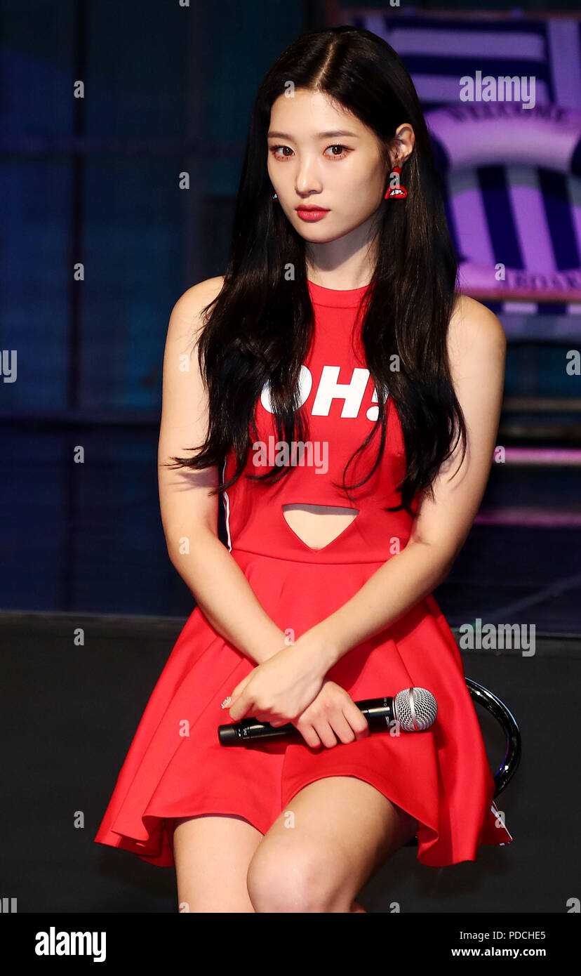 09th Aug, 2018. DIA's Jung Chae-yeon Jung Chae-yeon of girl group DIA ...