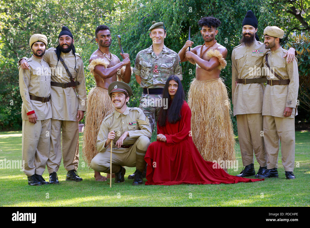 Edinburgh, Scotland. UK. 9th August 2018. Photocall Photocall Indian ...