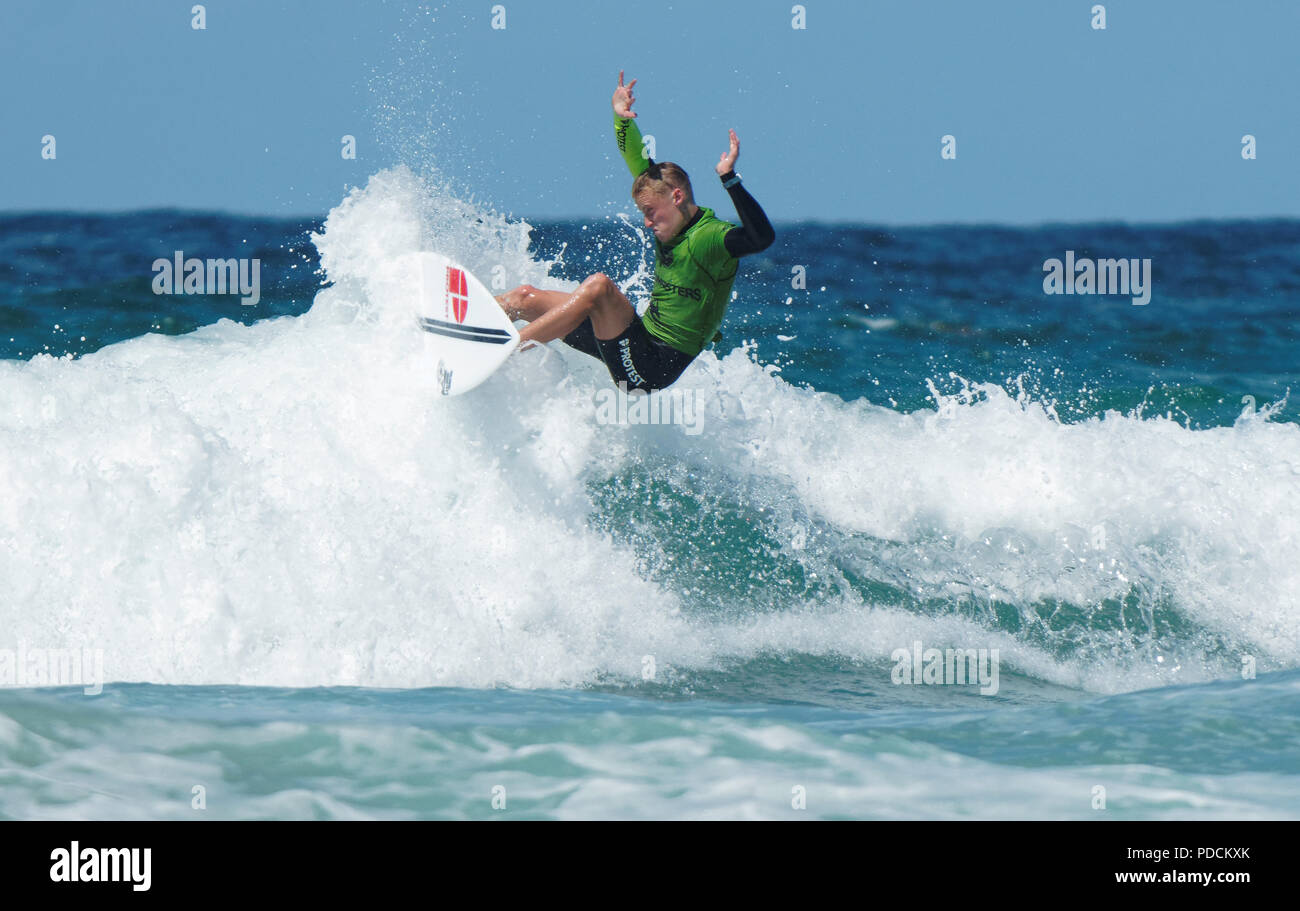 Boardmasters Surf and Music festival 2018 Stock Photo - Alamy