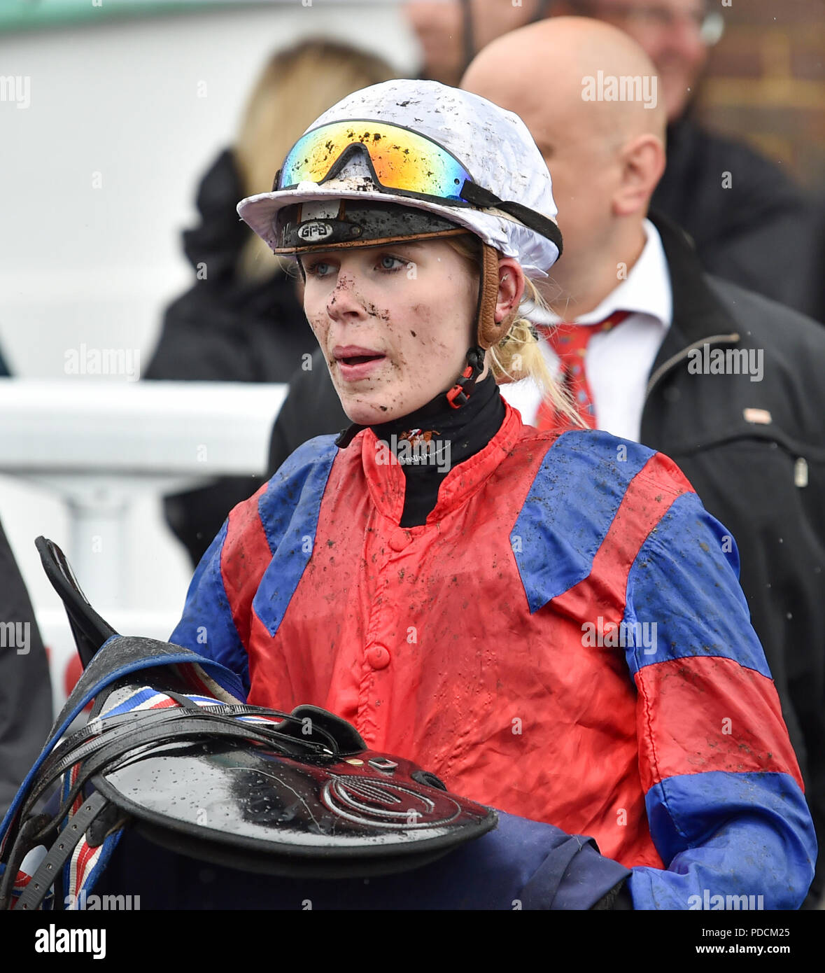British female jockeys hi-res stock photography and images - Alamy