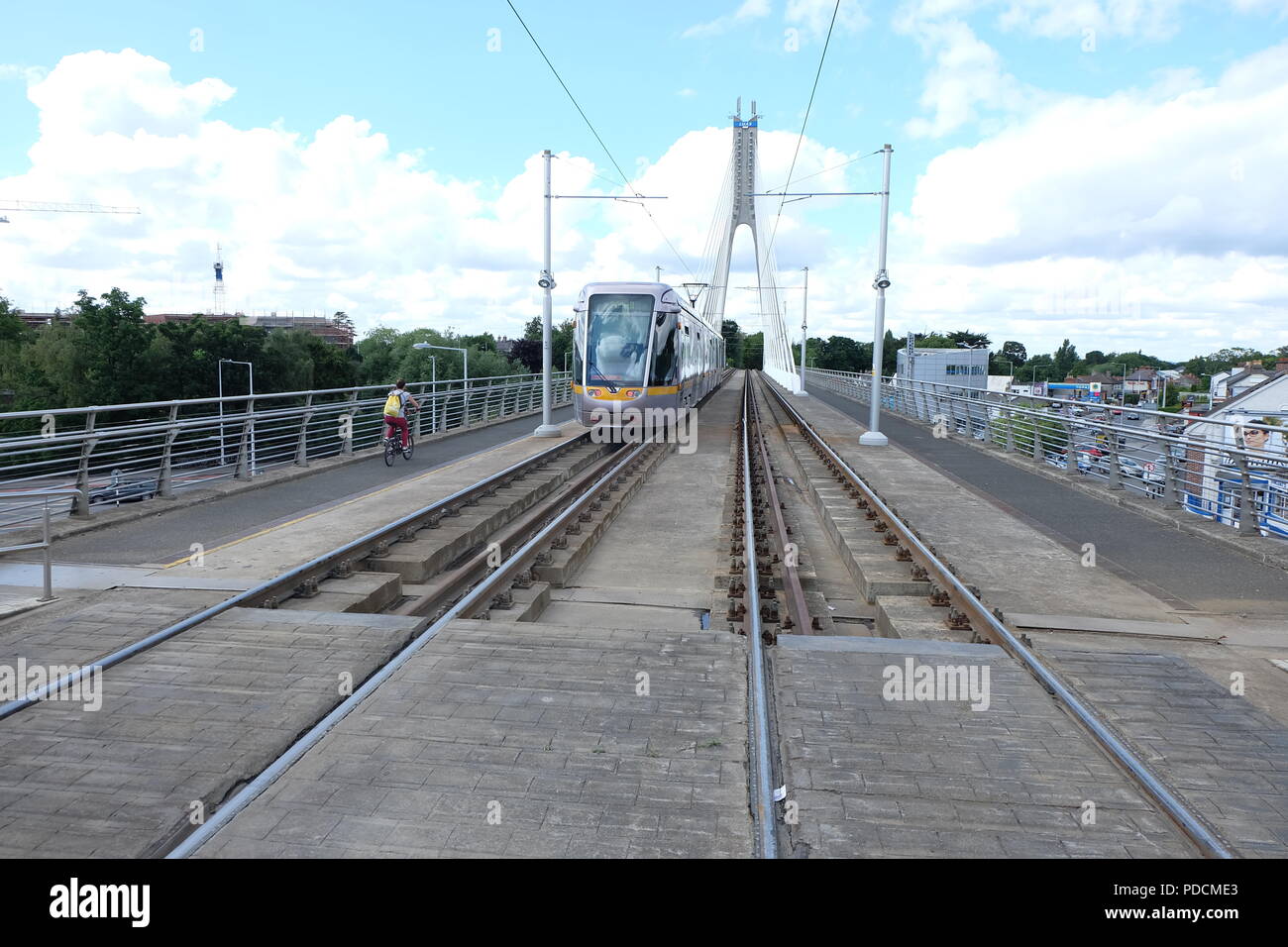 Luas, Dublin, Dundrum station Stock Photo - Alamy