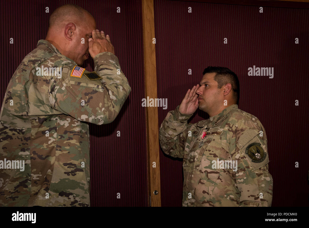 Master Sgt. Adam Hinsperger (left), 285th Special Operations ...