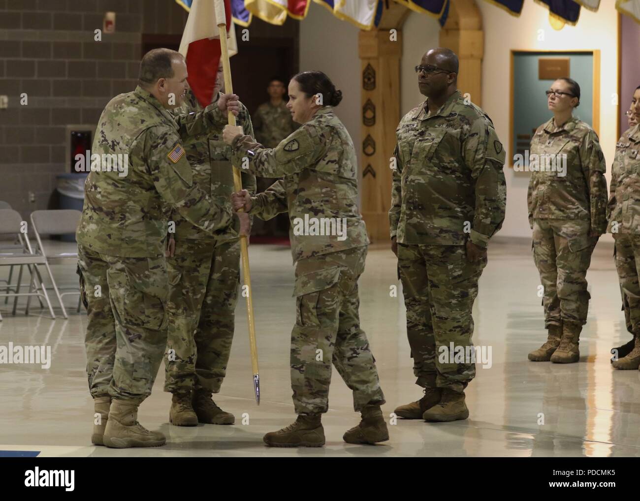 Alaska Army National Guard Col. Peter Mondelli, commander of the 297th ...