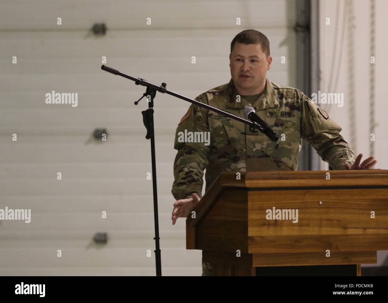 Alaska Army National Guard Col. Peter Mondelli, commander of the 297th ...
