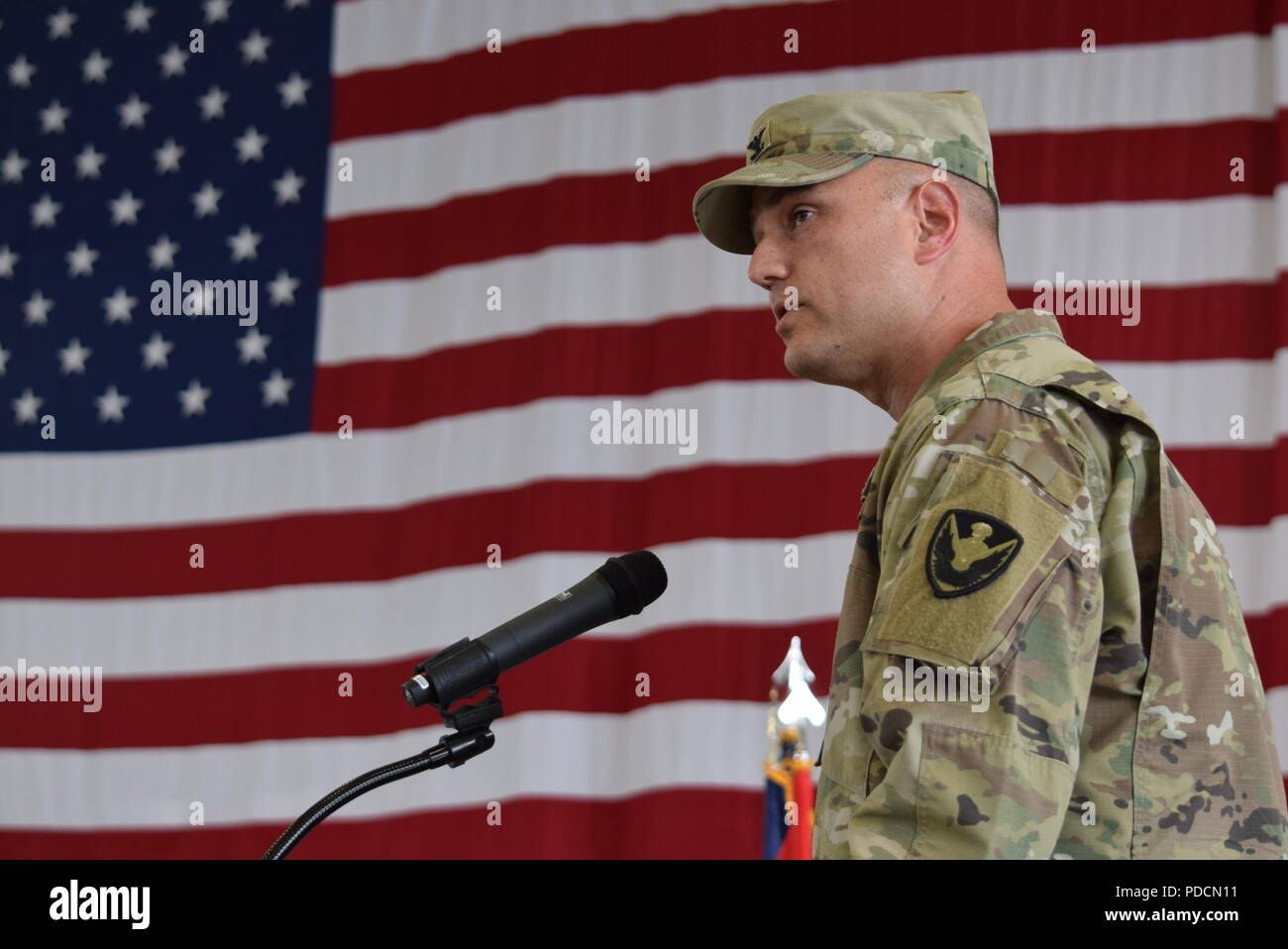 Colonel Jason Fryman, incoming commander of the Georgia Army National ...
