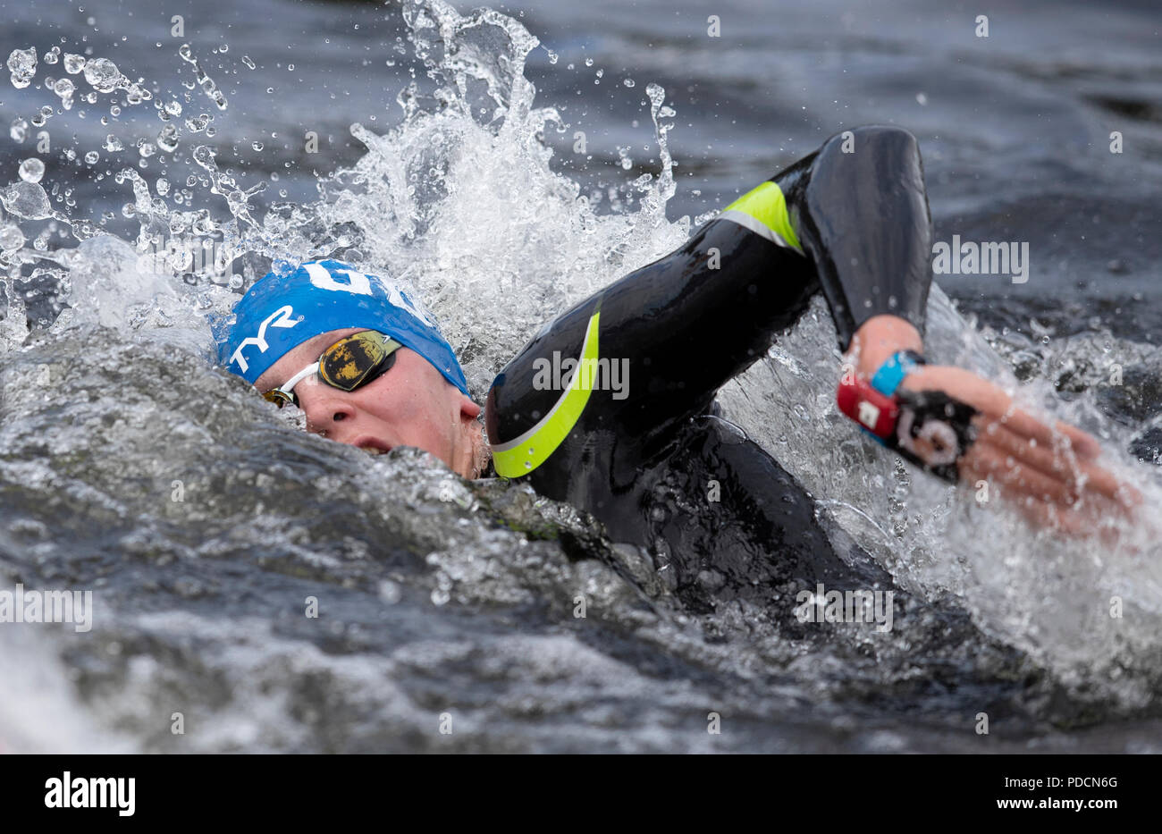 Great Britain's Hector Pardoe in the Men's 5km Open Water during day ...