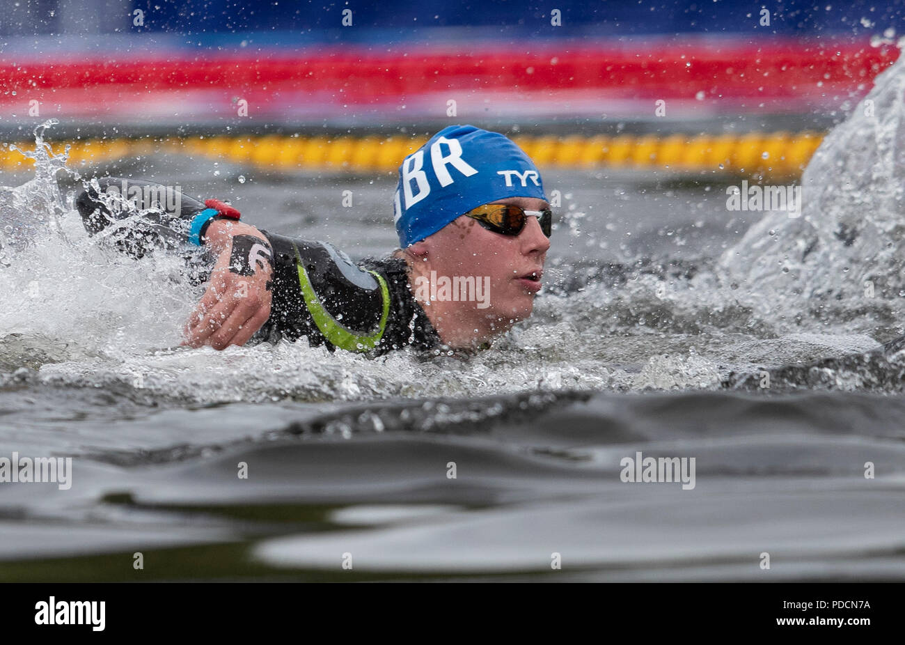 Great Britain's Hector Pardoe in the Men's 5km Open Water during day ...