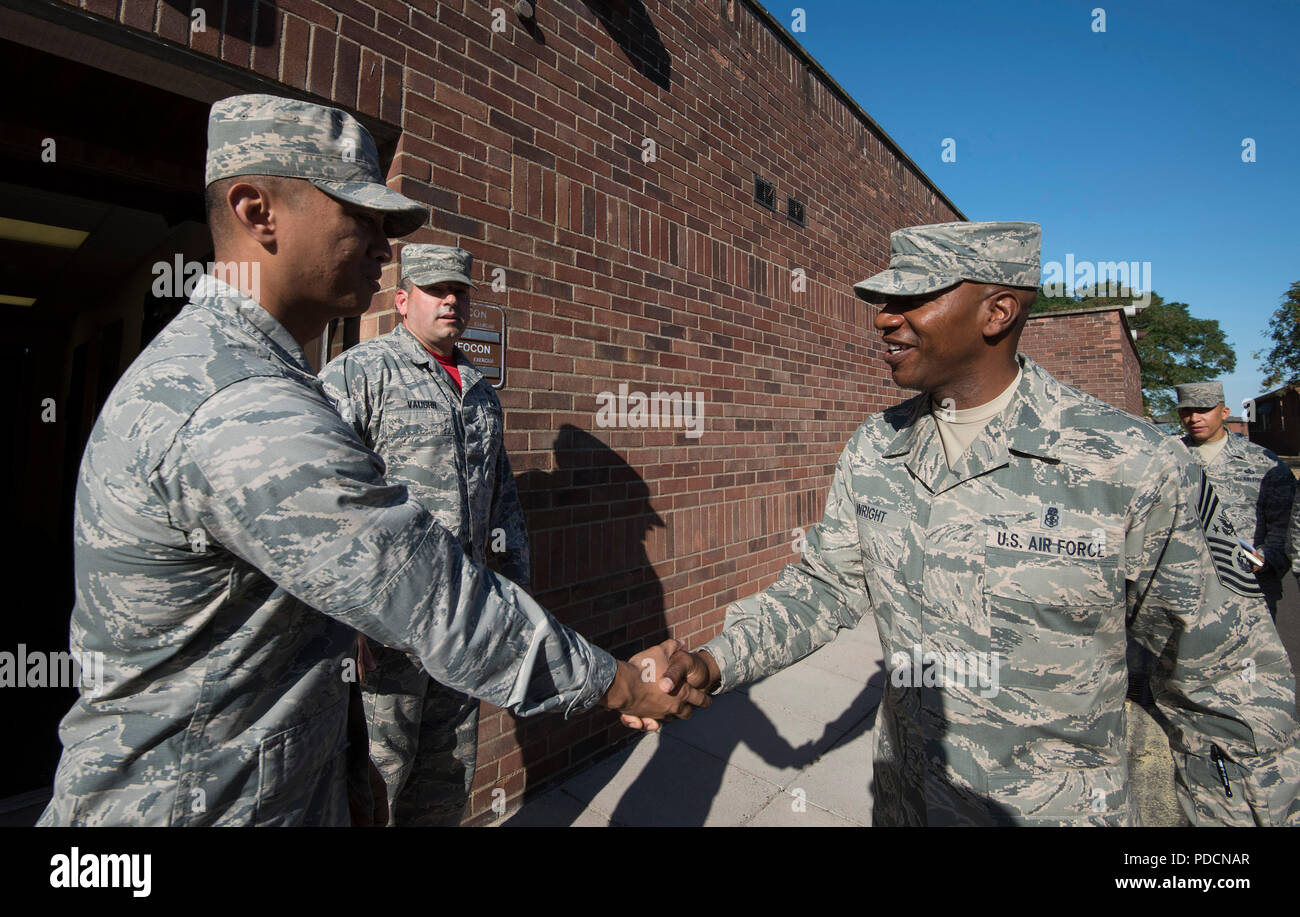 U.S. Air Force 2nd Lieutenant Ymir Fulton Eboras (left), with the 423rd ...