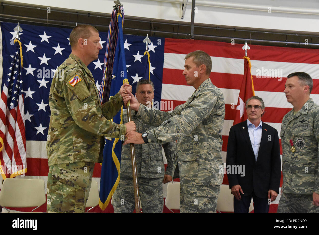 Maj. Gen. Al Dohrmann, the North Dakota adjutant general, left ...