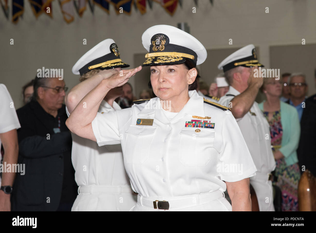 Rear Admiral Tina Davidson, Nurse Corps, U.S.Navy, assumes command of ...