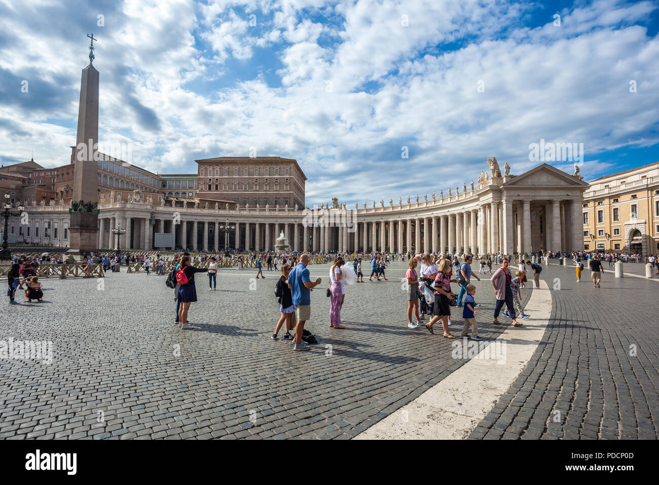 Rome, Italy - 23.06.2018: St. Peter's square in Vatican Stock Photo - Alamy