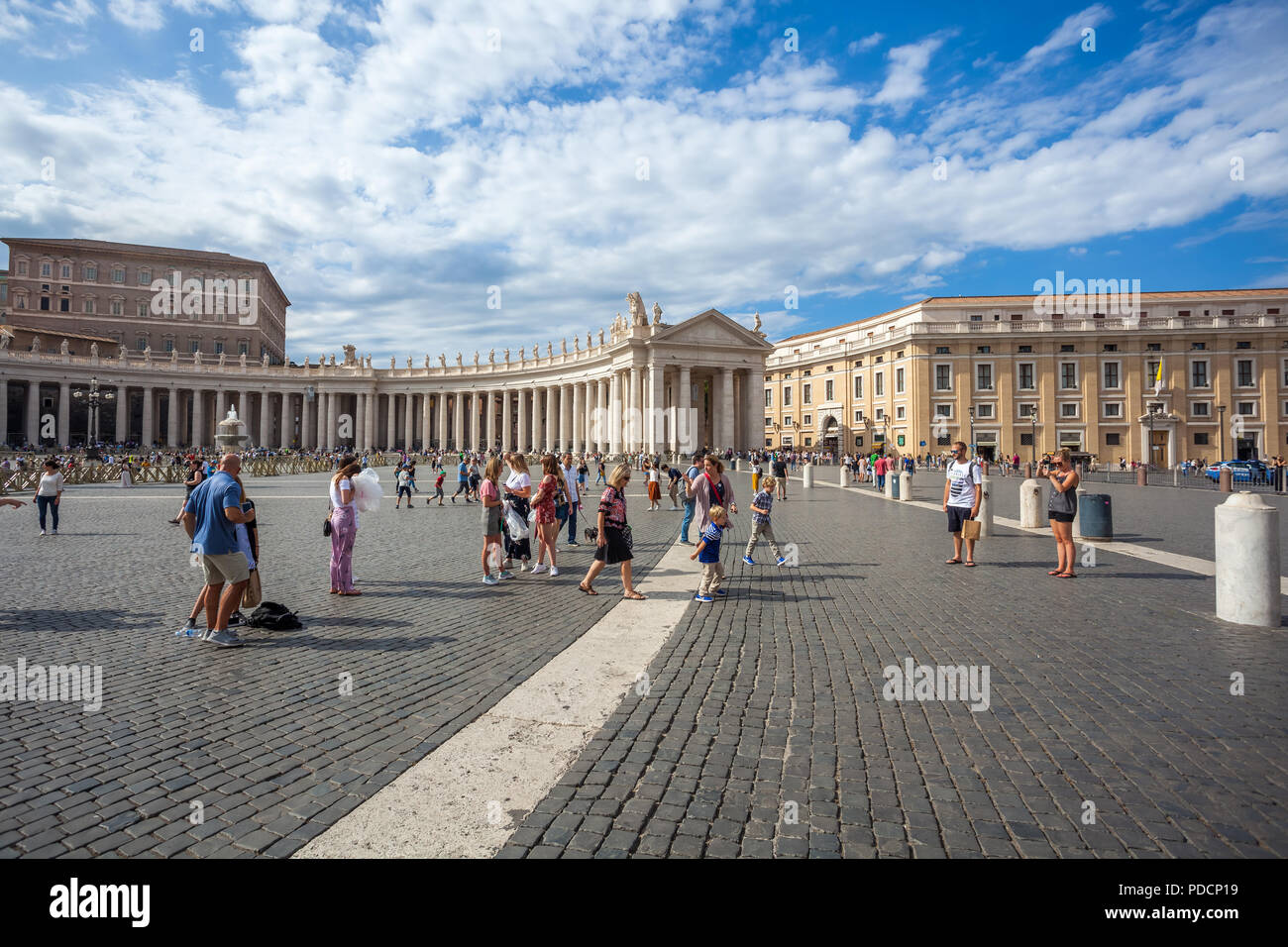 Rome, Italy - 23.06.2018: St. Peter's square in Vatican Stock Photo - Alamy