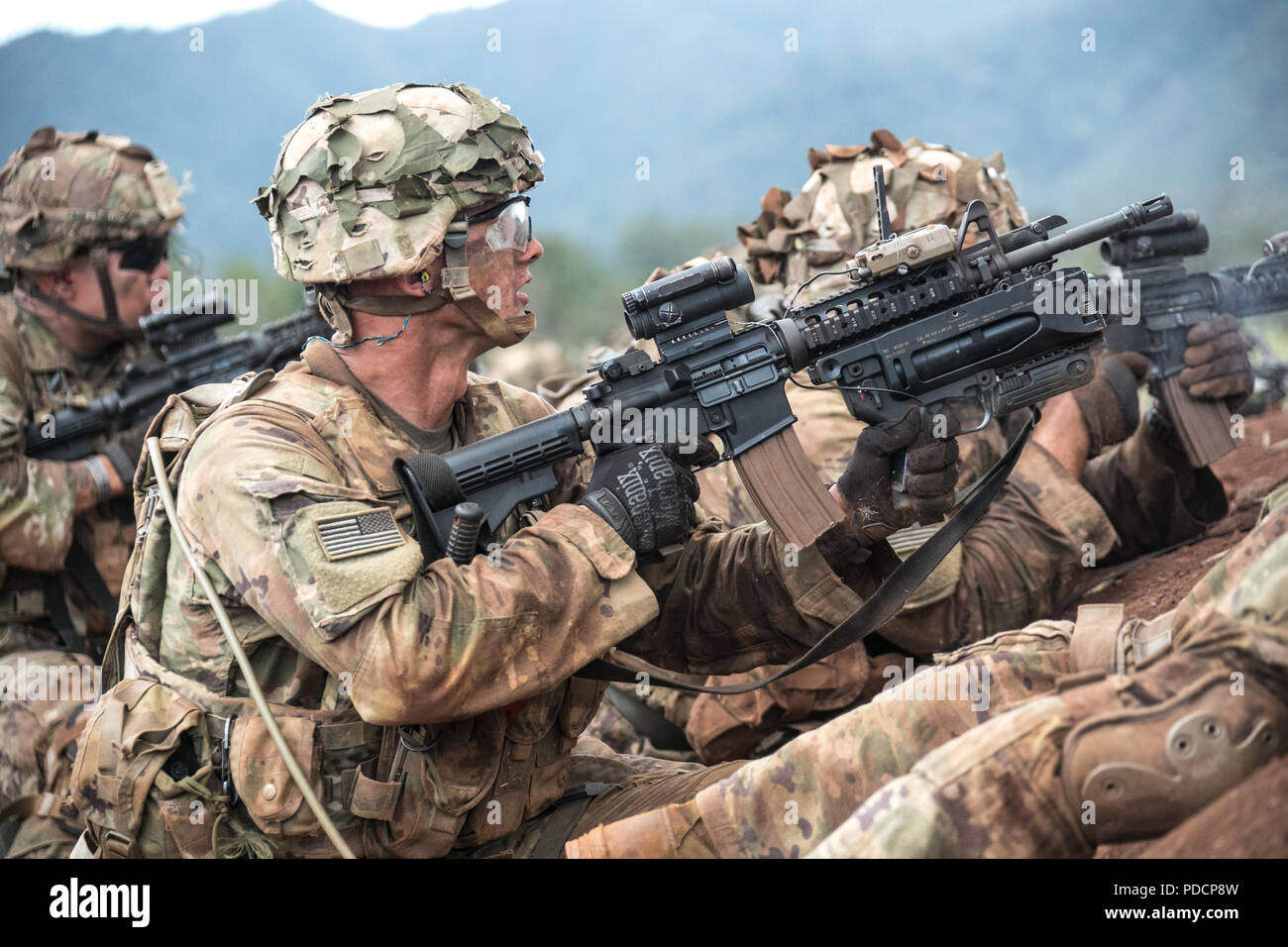 U.S. Army Soldier assigned to 1st Battalion, 27th Infantry Regiment "Wolfhounds", 2nd Infantry ...