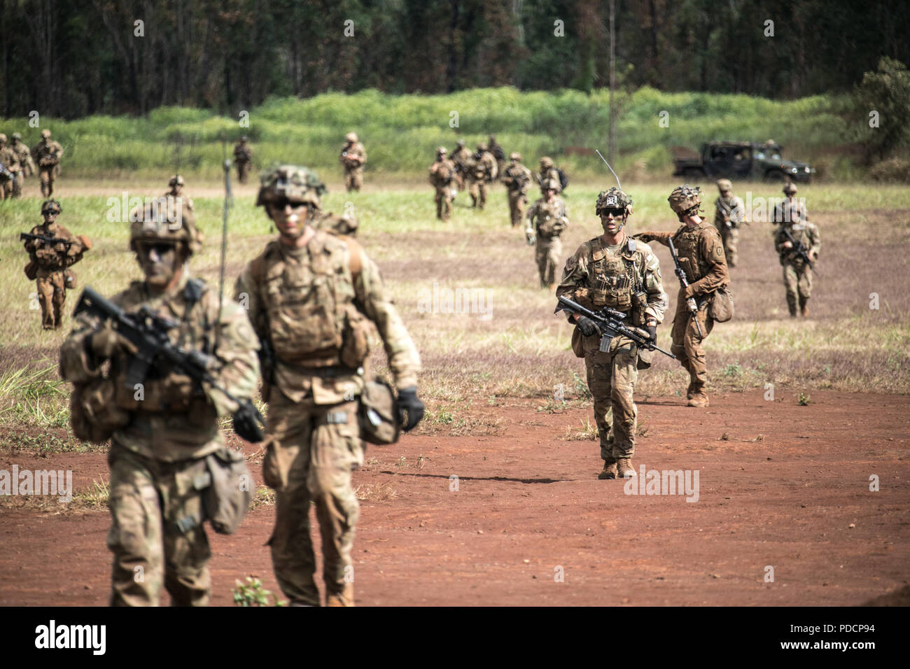 U.S. Army Soldiers assigned to 1st Battalion, 27th Infantry Regiment "Wolfhounds", 2nd Infantry ...