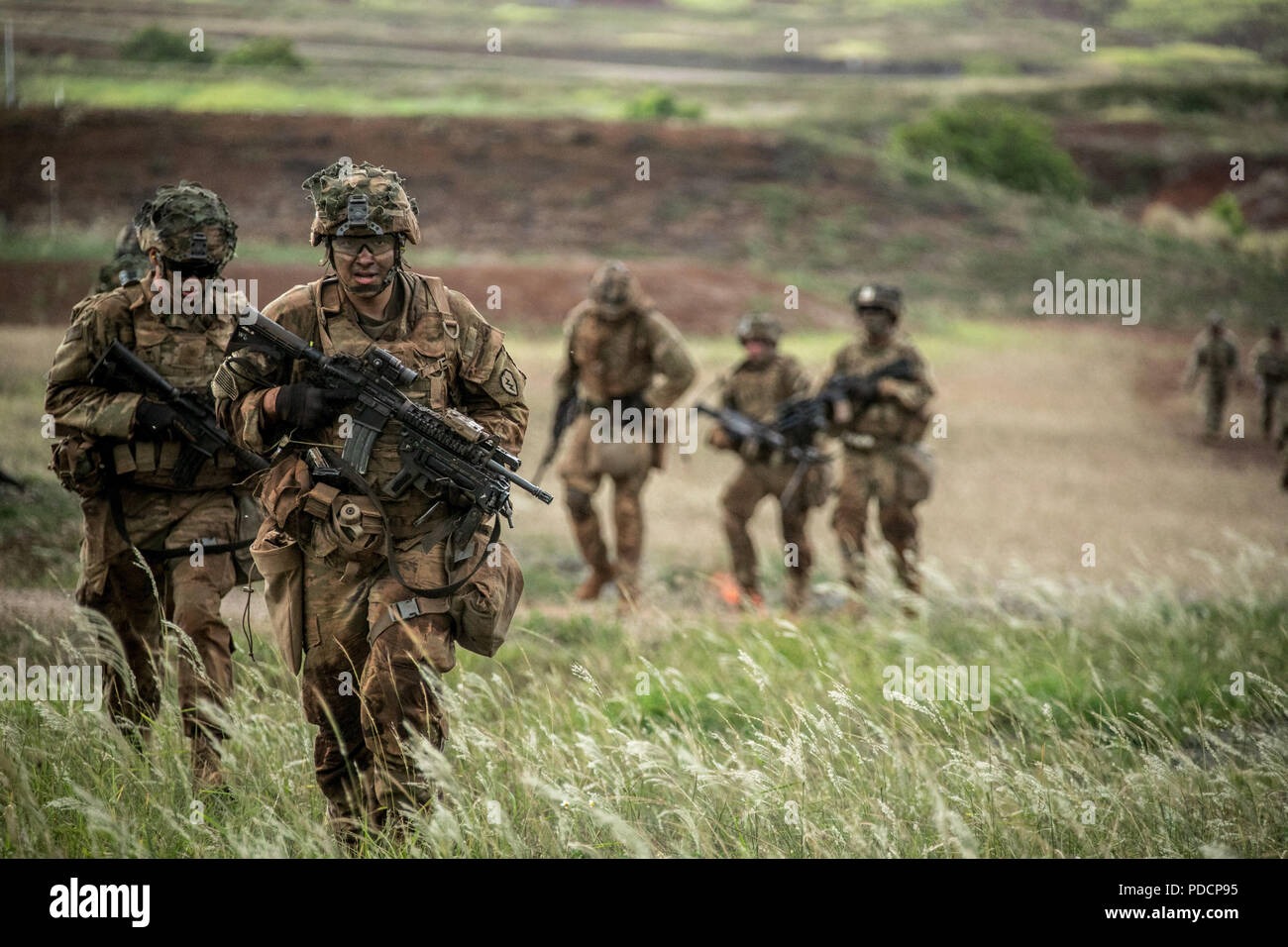 U.S. Army Soldiers assigned to 1st Battalion, 27th Infantry Regiment "Wolfhounds", 2nd Infantry ...