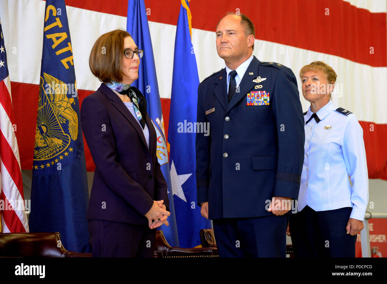 Governor kate brown ceremony hi-res stock photography and images - Alamy