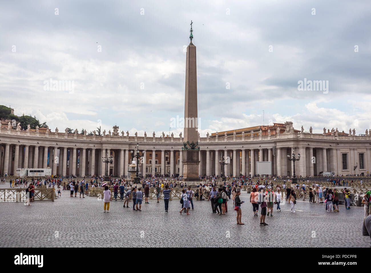 Rome, Italy - 23.06.2018: St. Peter's Cathedral on St. Peter's square ...