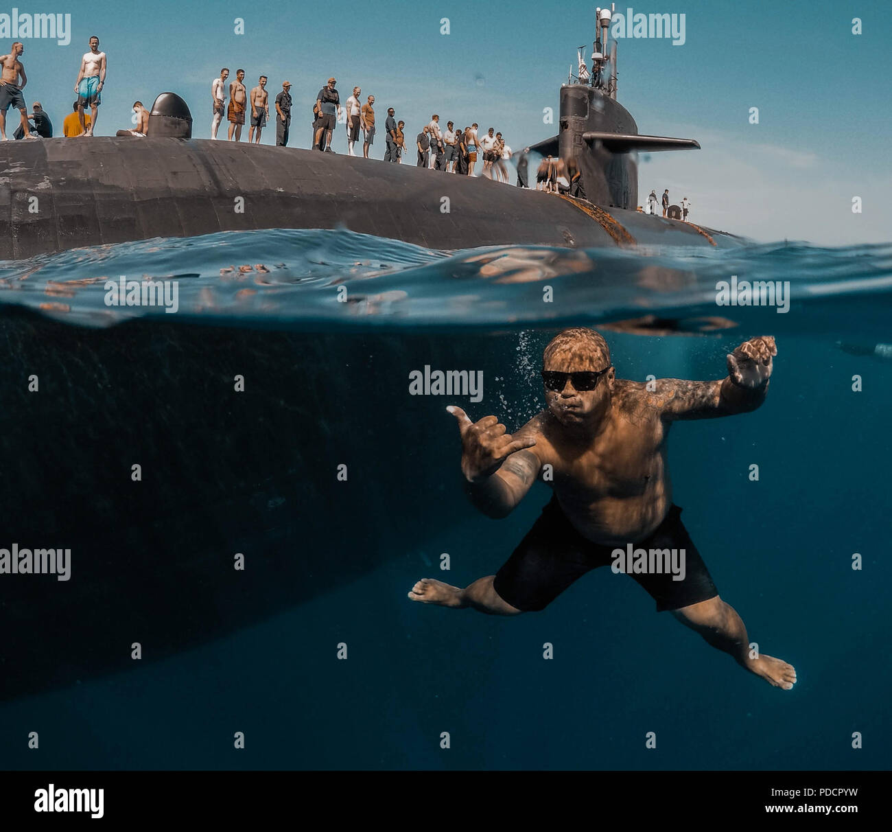 PACIFIC OCEAN (July 31, 2018) - Sailors assigned to Los Angeles-class ...