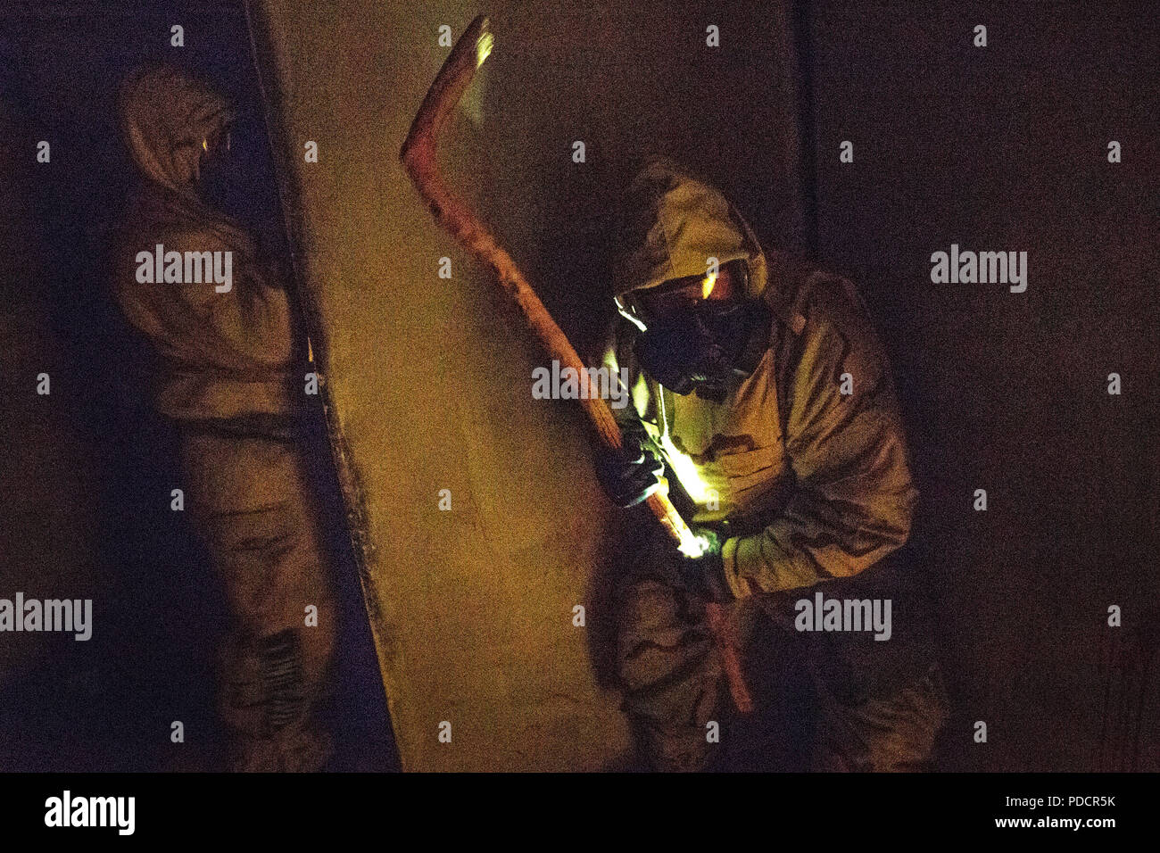 A U.S. Air Force aerial porter with the 35th Aerial Port Squadron ...