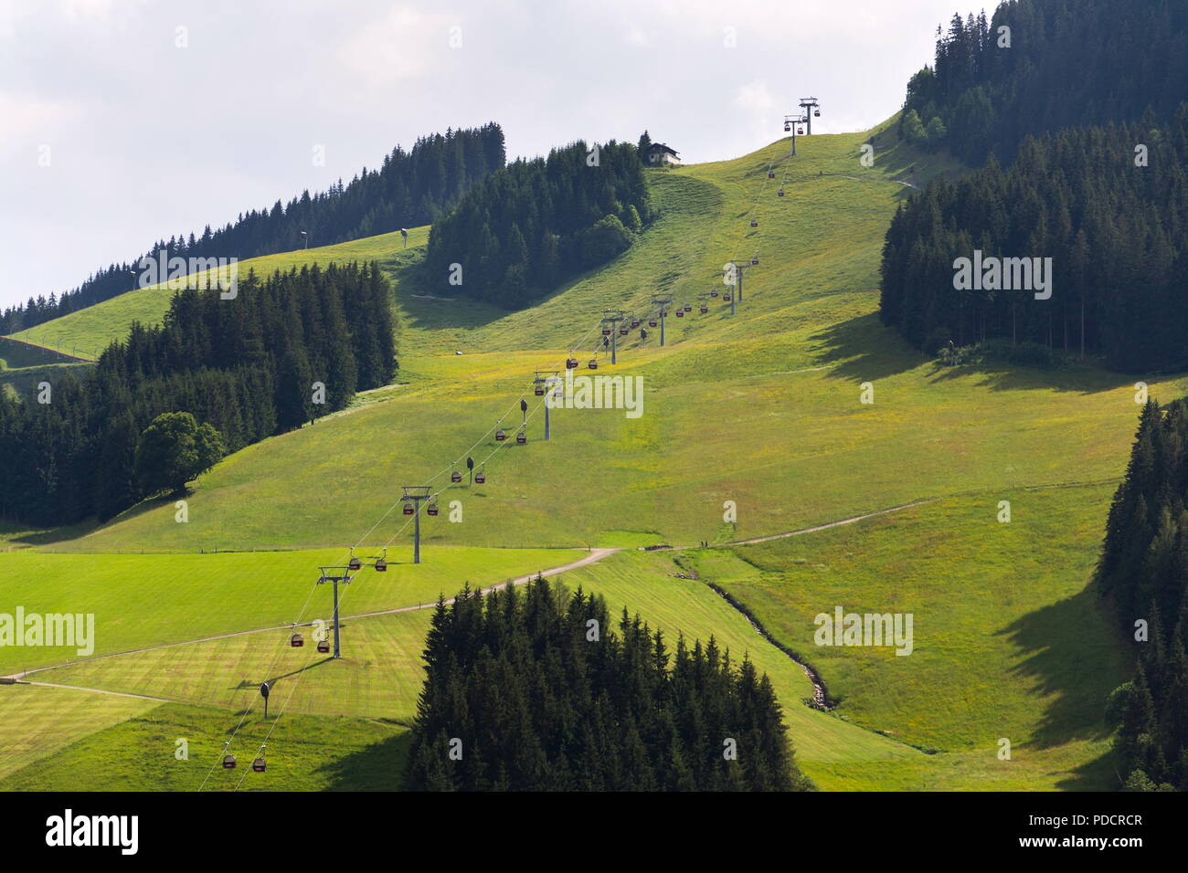 View of mountains saalbach hinterglemm hi-res stock photography and ...
