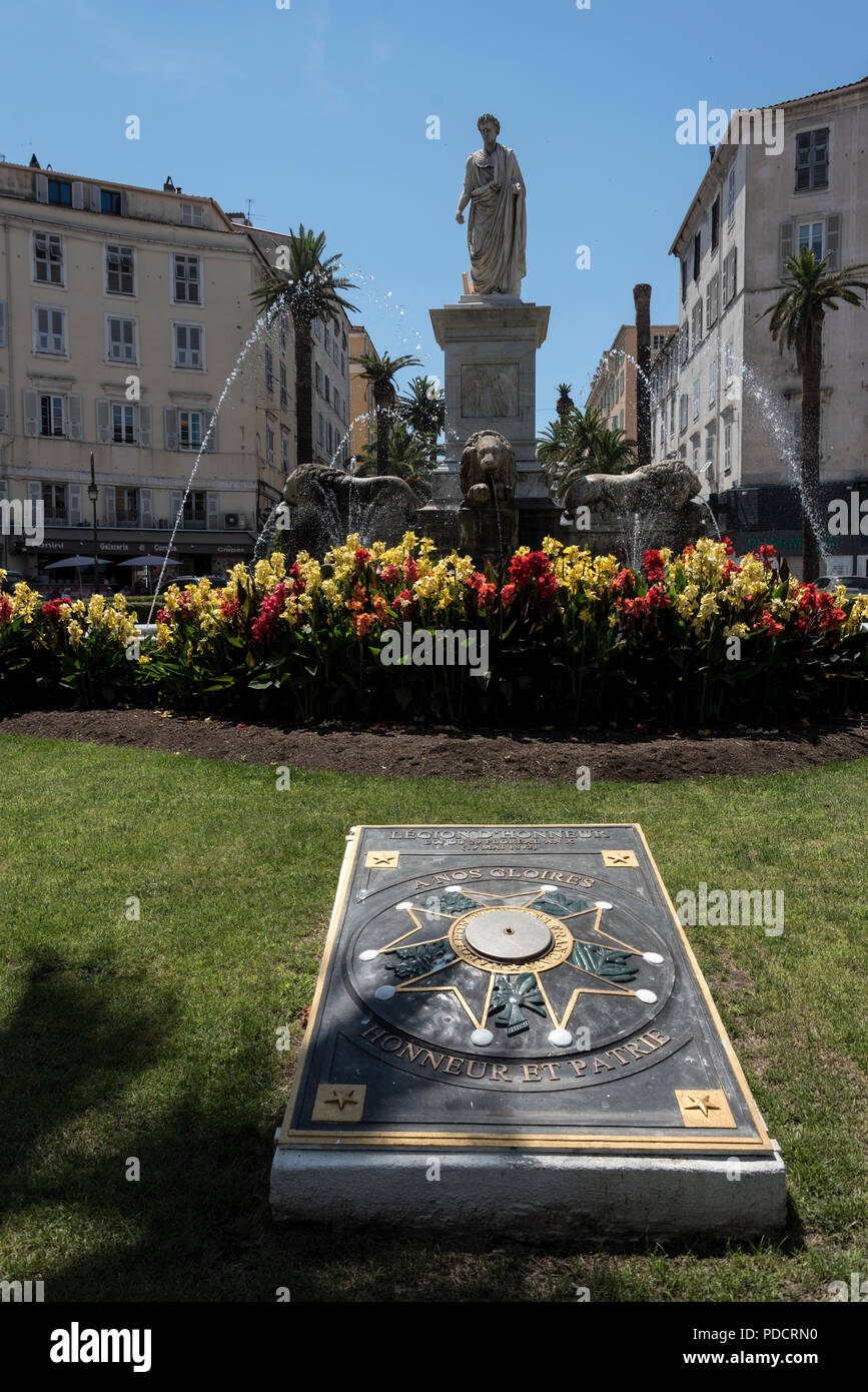 Statue of Napoleon Bonaparte dressed as a Roman Emperor around Four ...