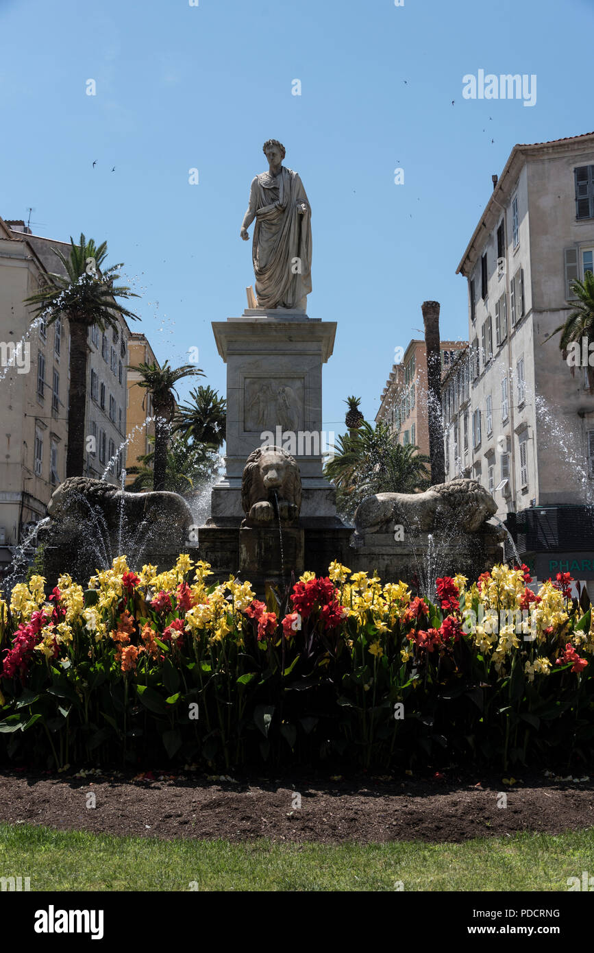 Statue of Napoleon Bonaparte dressed as a Roman Emperor around Four ...