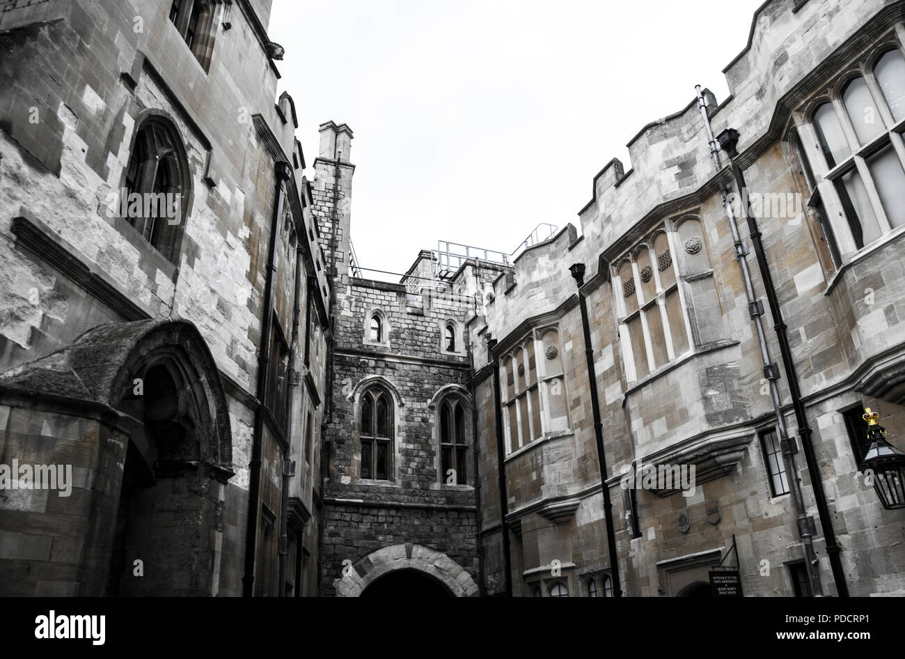 Windsor castle perspective hi-res stock photography and images - Alamy