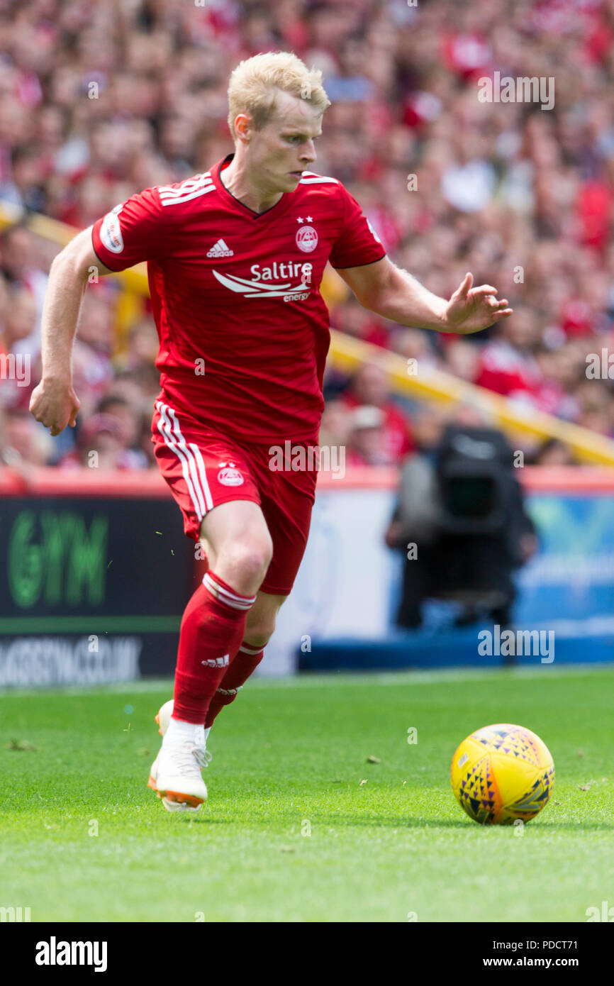 Aberdeen Gary Mackay-Steven during the Scottish Ladbrokes Premiership ...