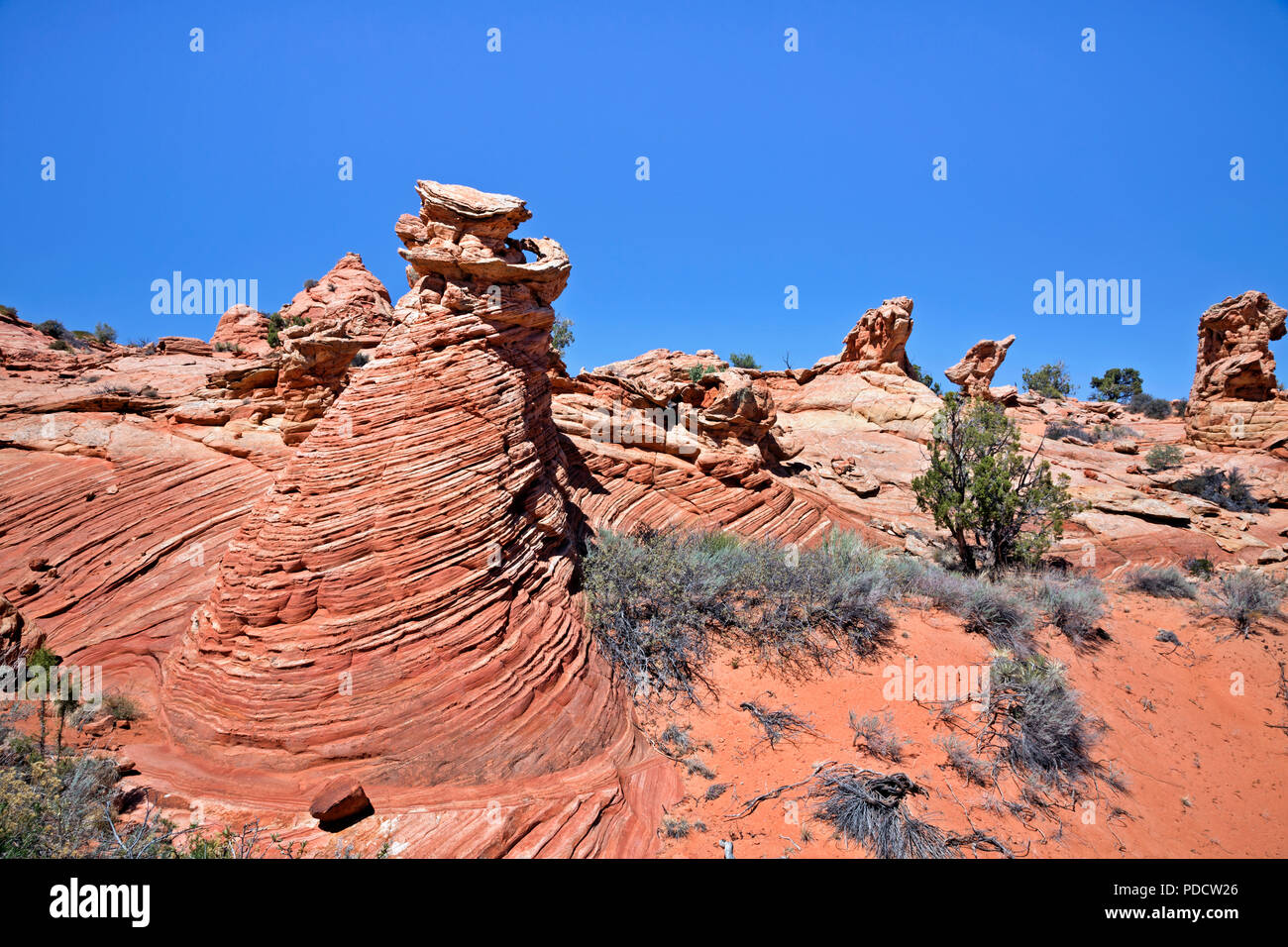 Hillside erosion layers hi-res stock photography and images - Alamy