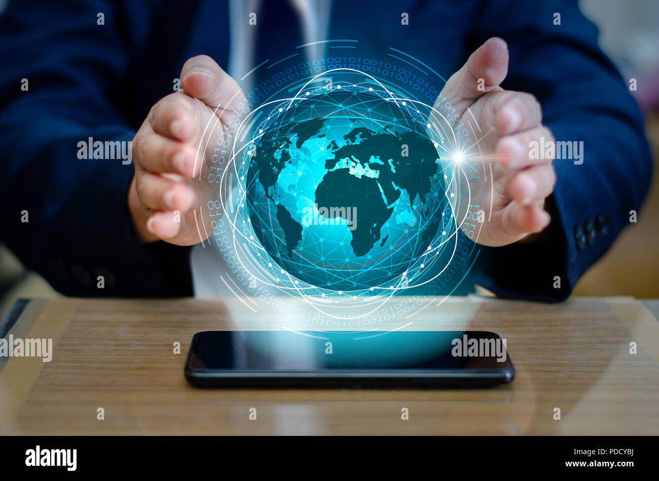 Smart Phones and Globe Connections Uncommon communication world ...