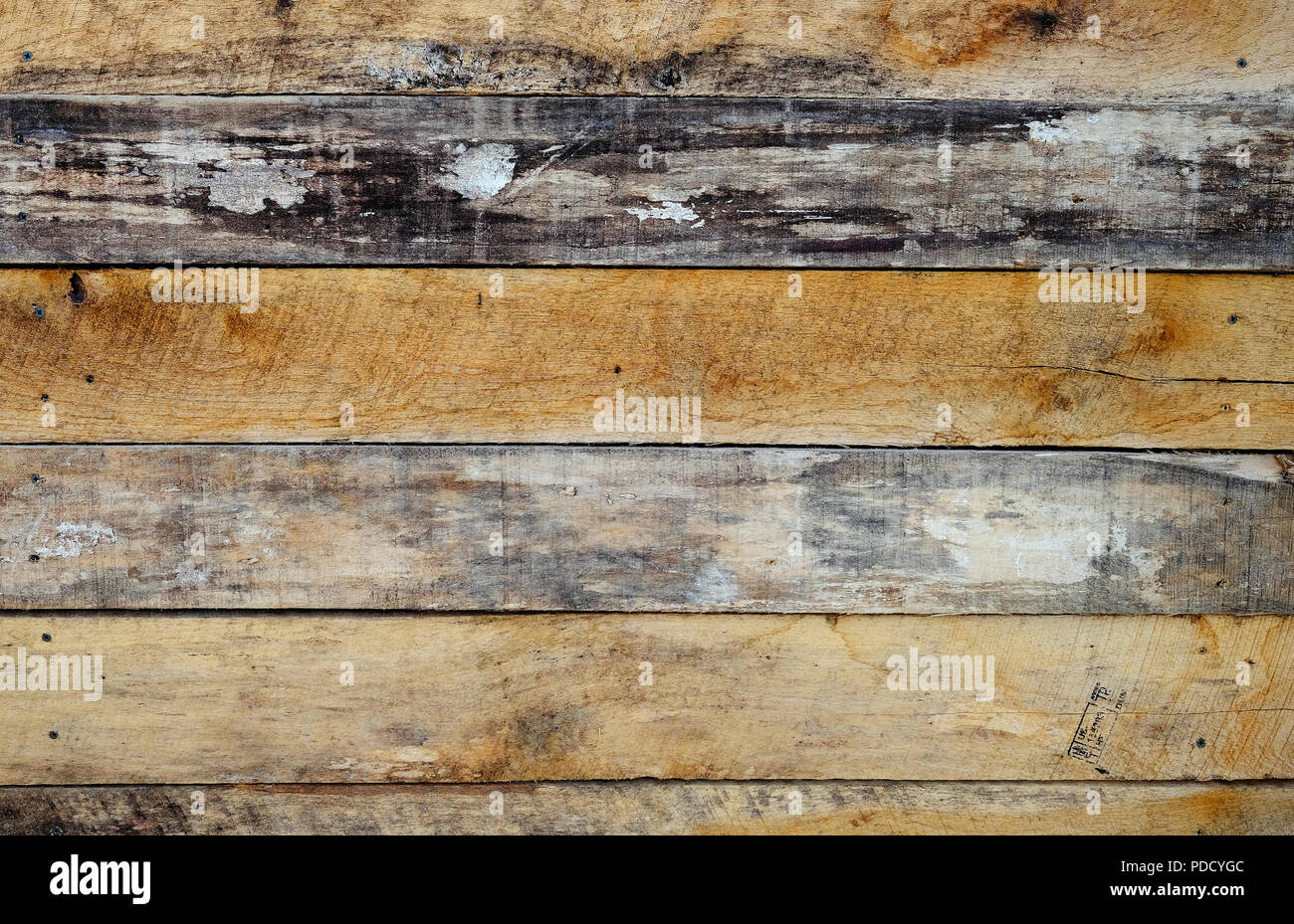 weathered timber on building wall Stock Photo - Alamy